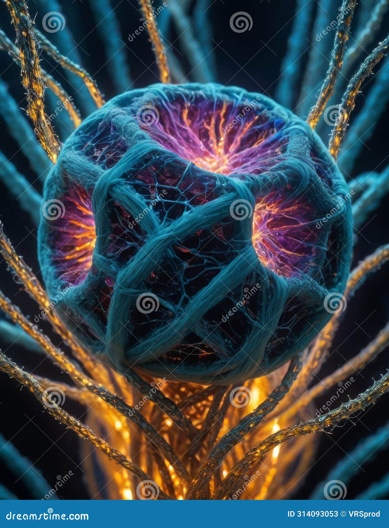 Neuronal Energy Burst stock image. Image of brain, intricate - 314093053
