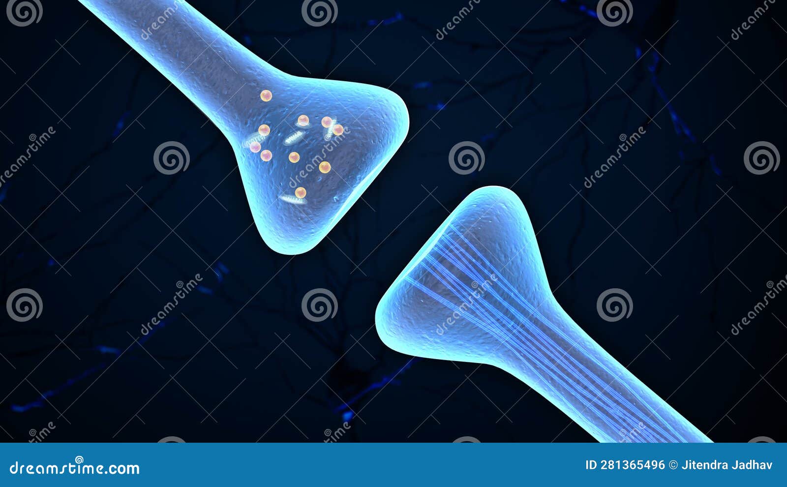 Neuronal and Synapse Medical 3D Illustration Stock Illustration ... Neuronal and Synapse Medical 3D Illustration Stock Illustration ...
