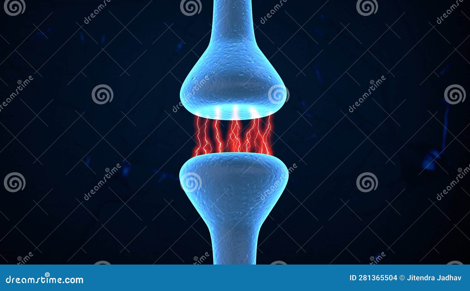 Neuronal and Synapse Medical 3D Illustration Stock Illustration ... Neuronal and Synapse Medical 3D Illustration Stock Illustration ...