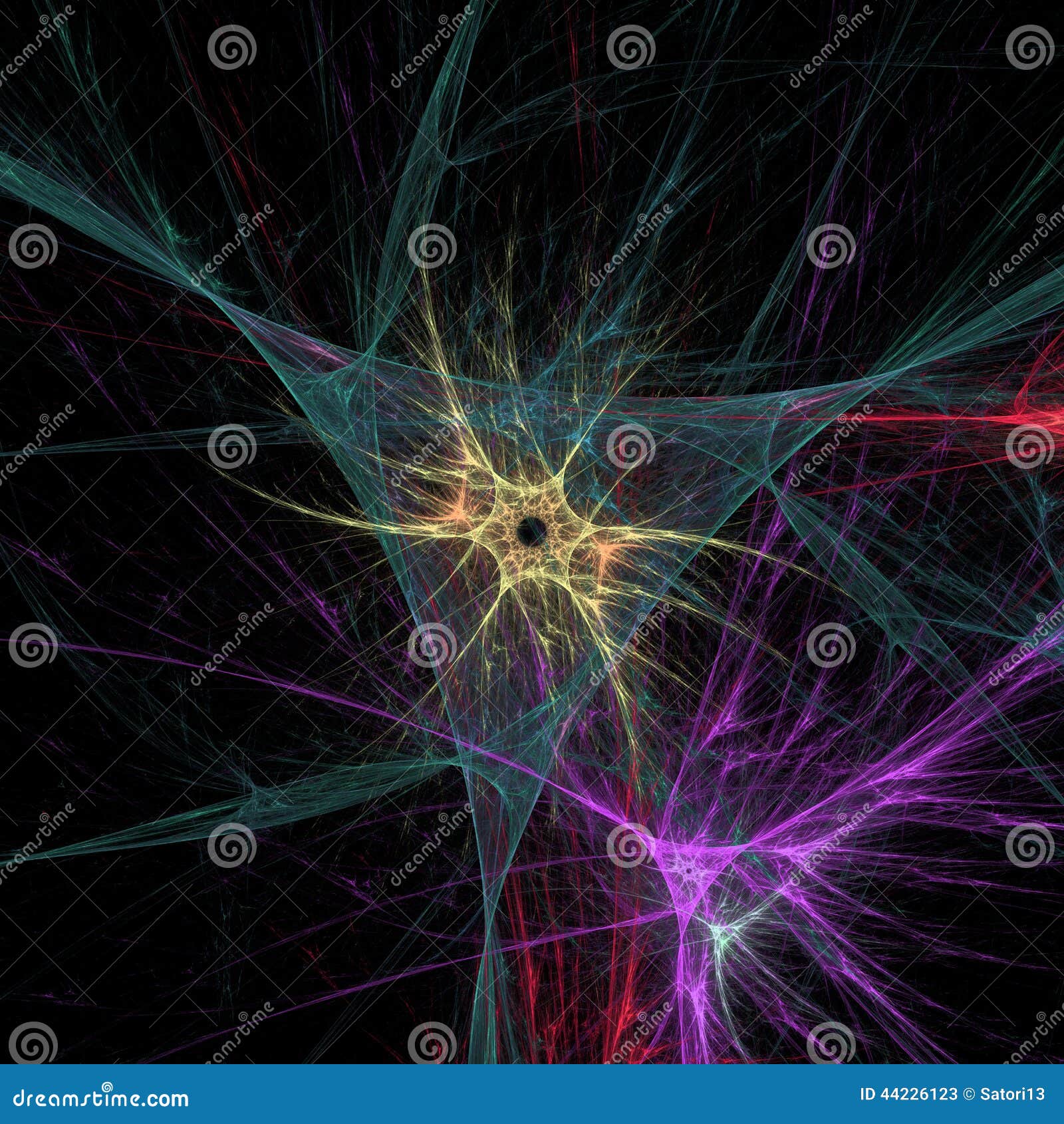 Neuronas Humanas En Cerebro Stock de ilustración - Ilustración de ...