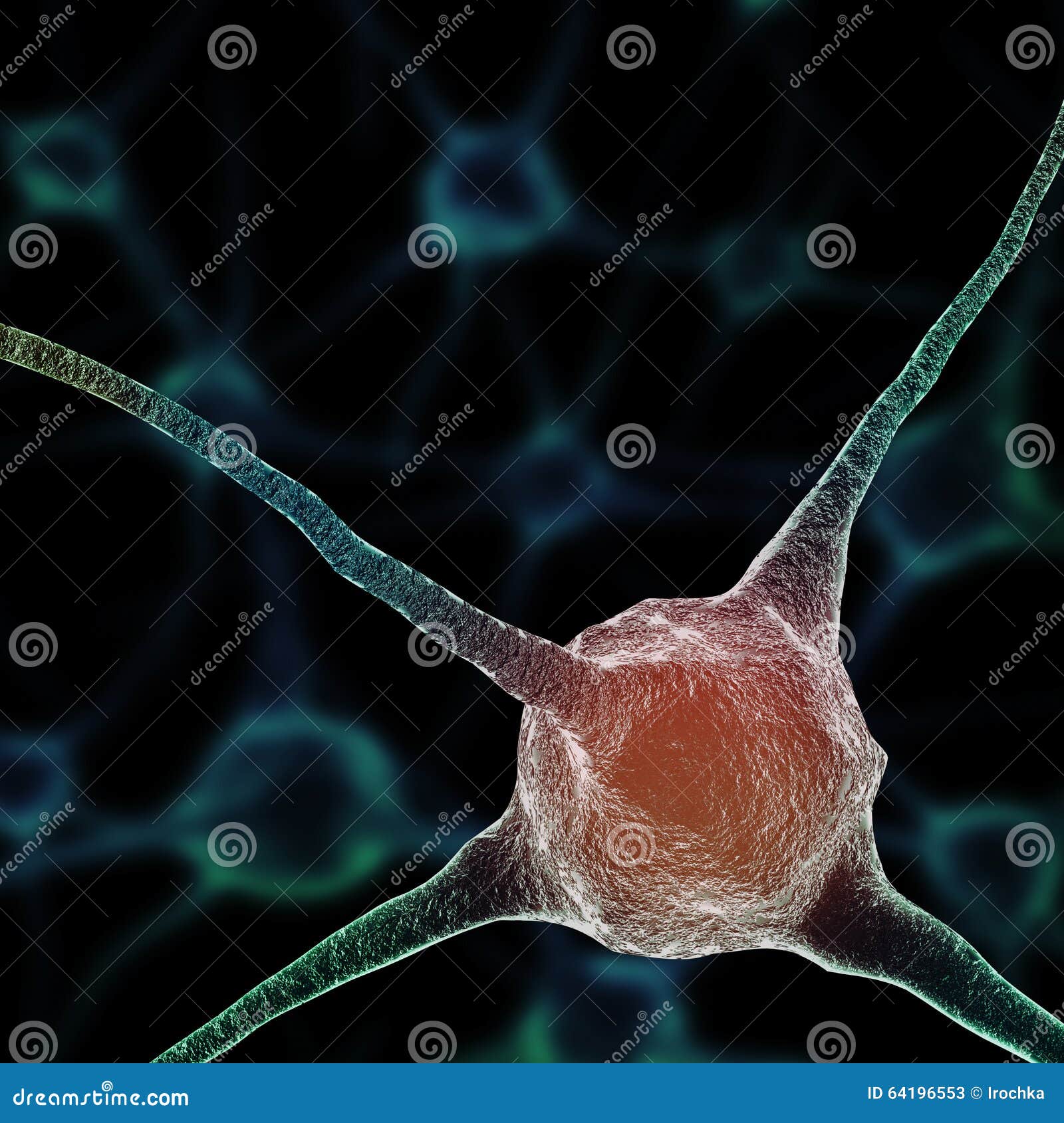 Neurons Abstract Background Stock Image - Image of organic, genetic ...