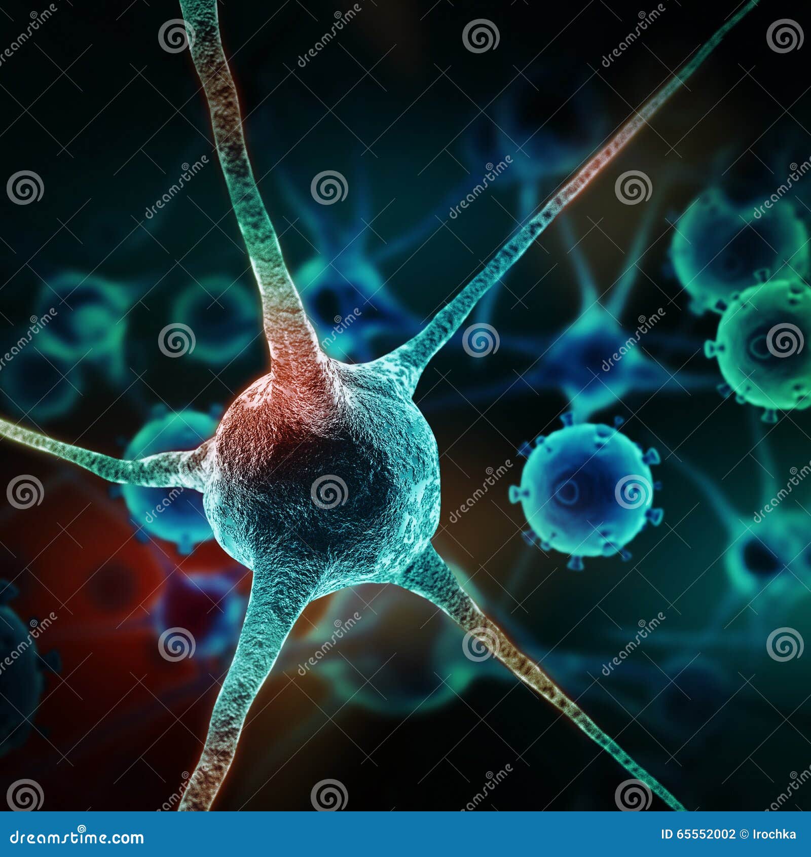 Neurons Abstract Background Stock Photo - Image of bacteria, science ...
