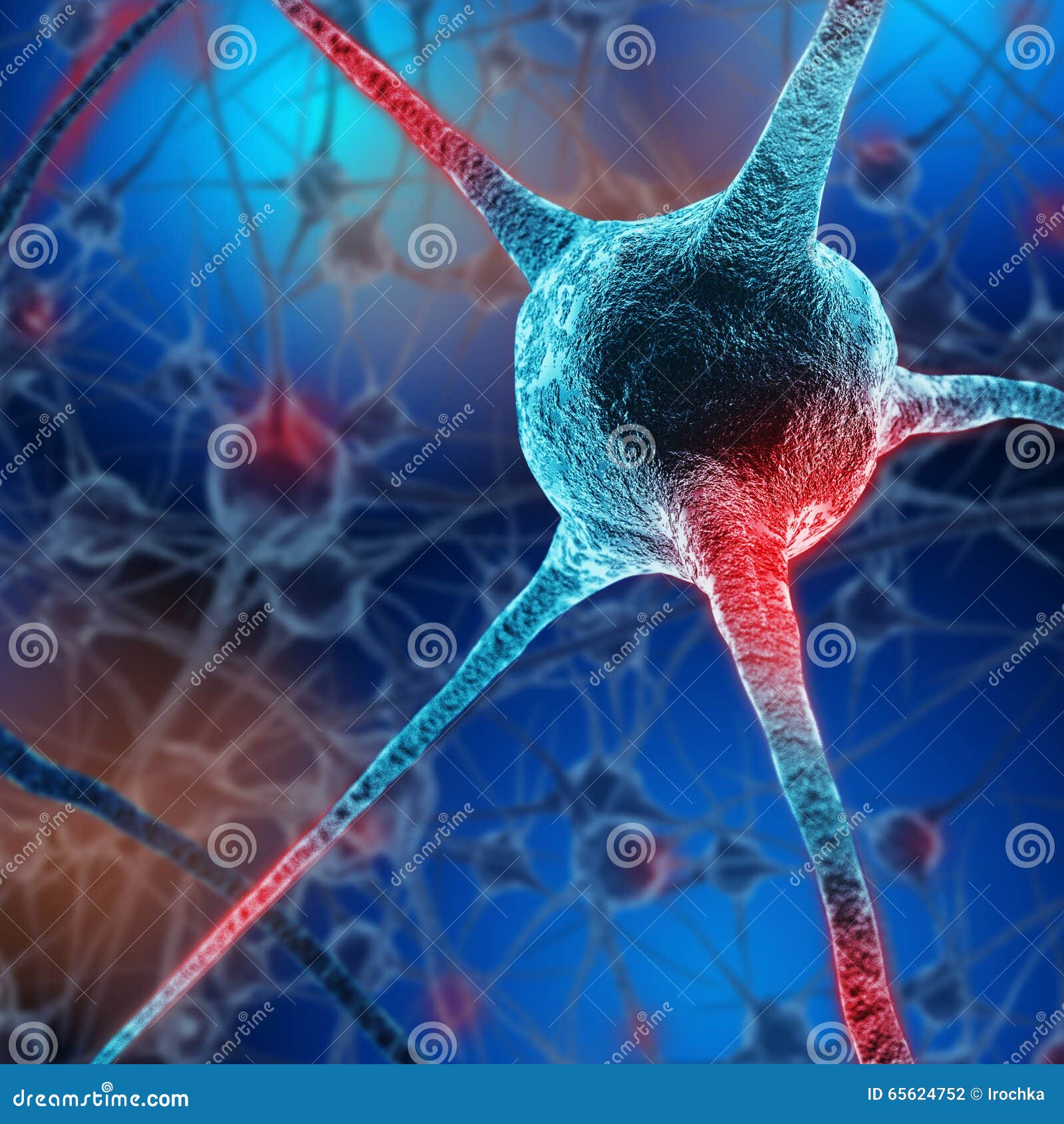 Neurons Abstract Background Stock Photo - Image of pathogen, bacteria ...