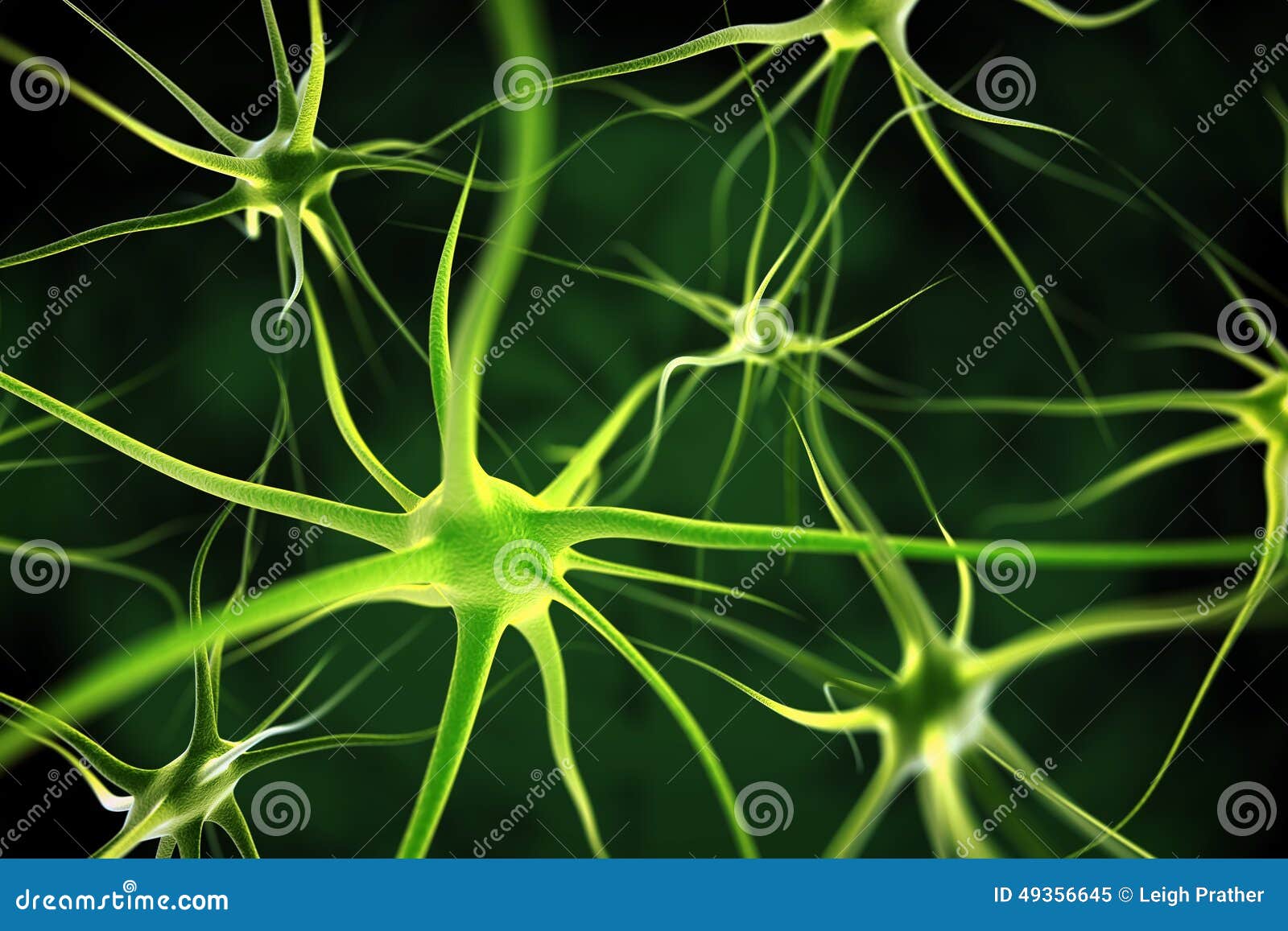 Neurons Abstract Background Stock Illustration - Illustration of ...