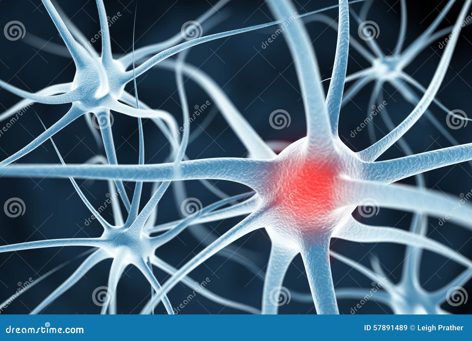 Neurons Abstract Background Stock Illustration - Illustration of ...