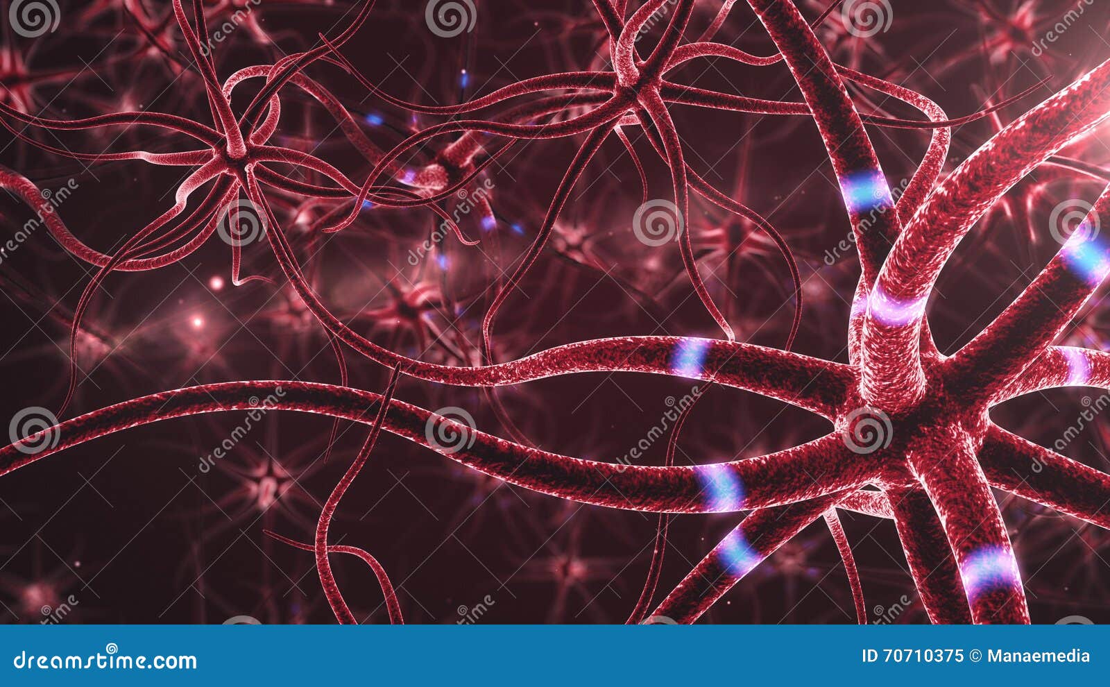 Neurons Abstract Background Stock Illustration - Illustration of light ...