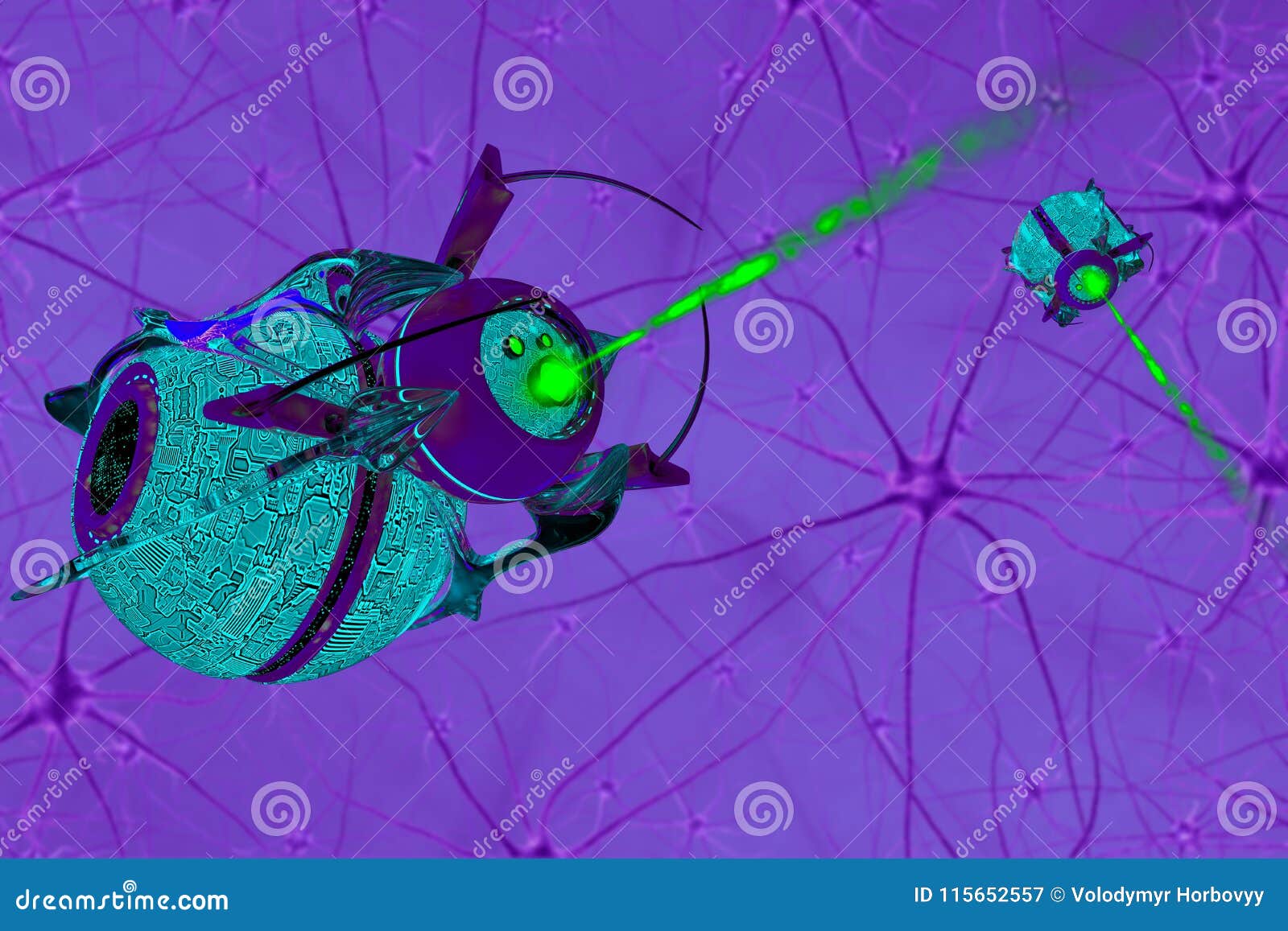 Nano, Neuro Technologies, Internet Structures. Microchip, Circuit ...