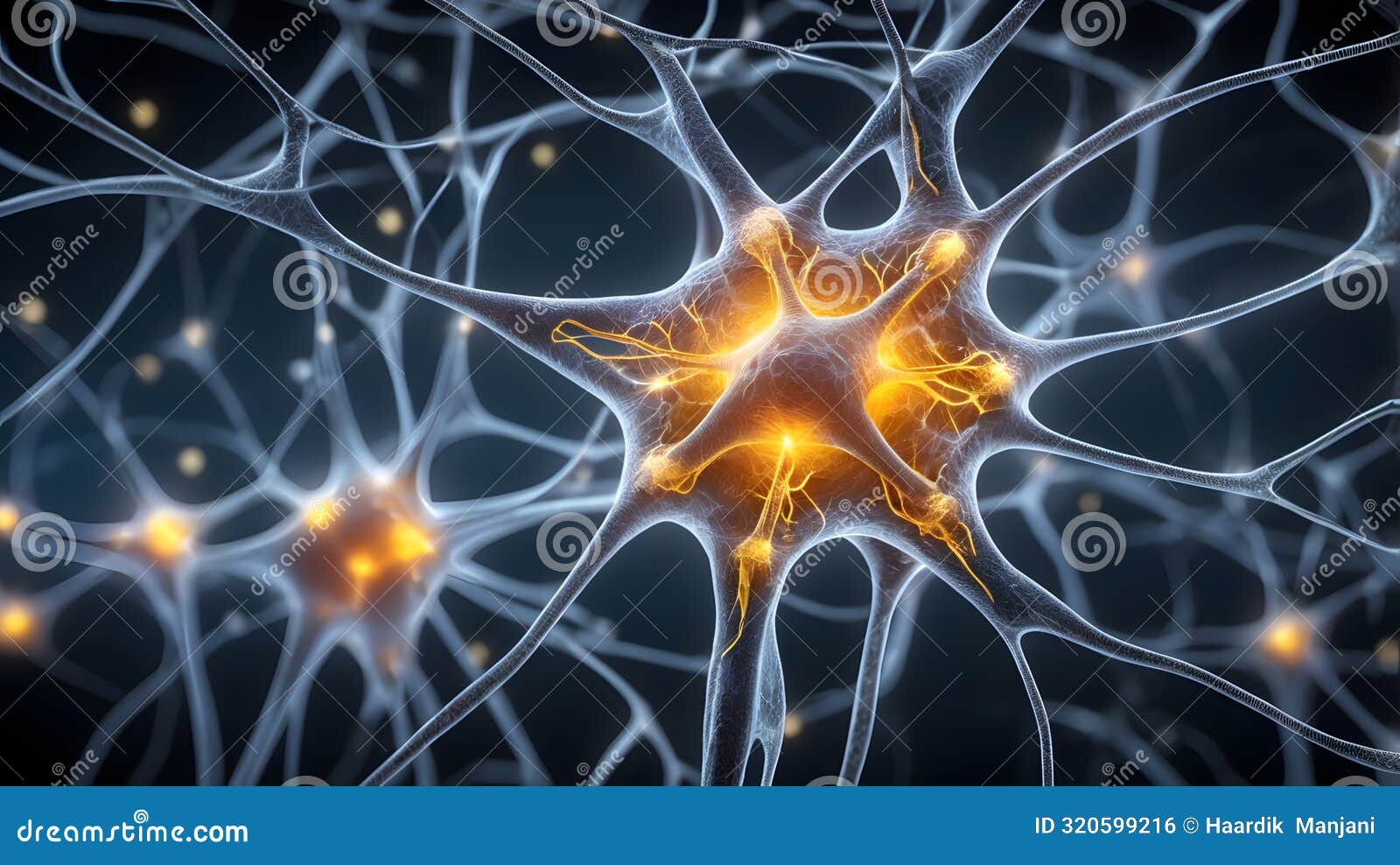 Neurons in Brain Shown Transmitting Messages Continuously Connected ... Neurons in Brain Shown Transmitting Messages Continuously Connected ...