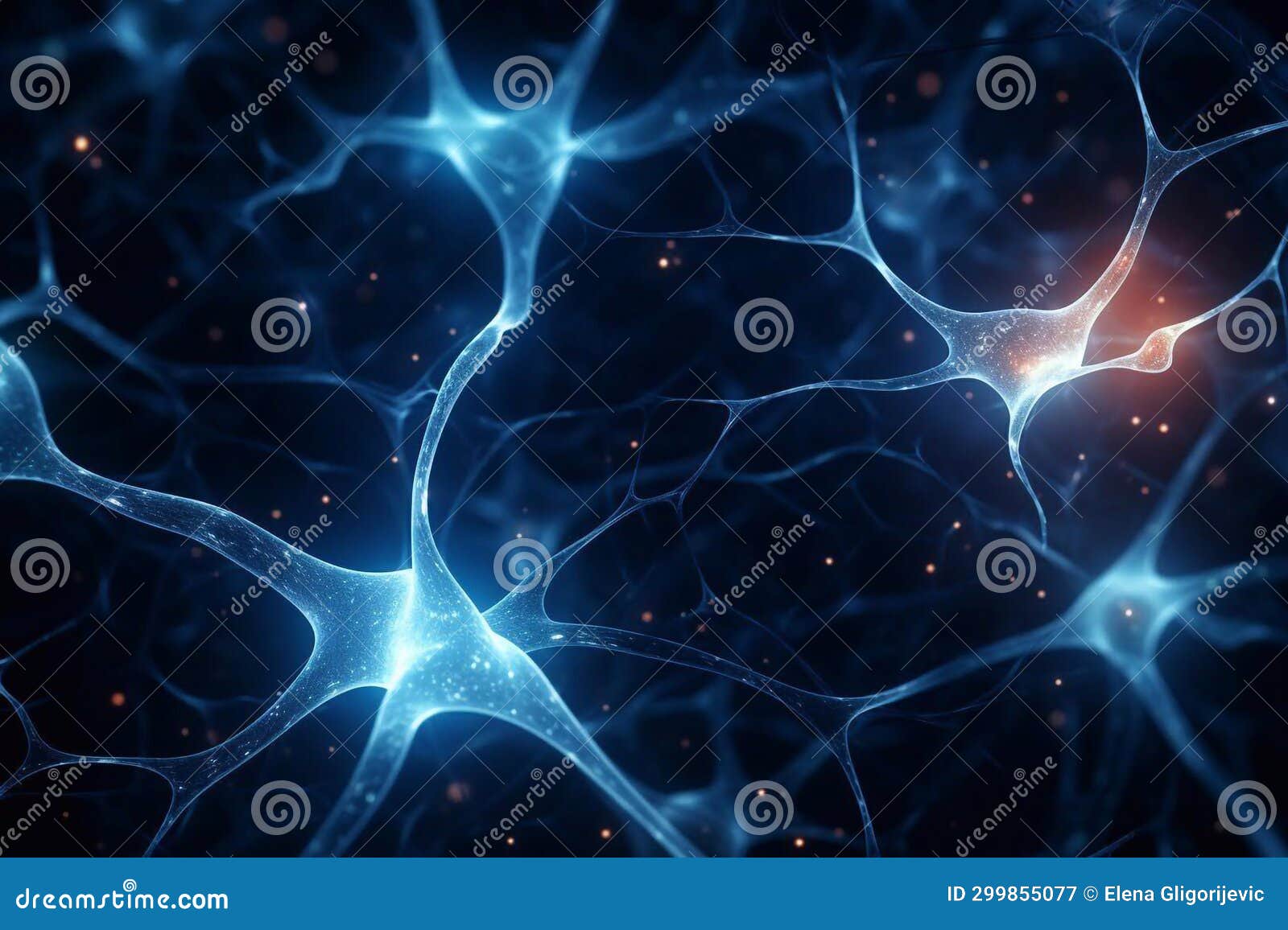 .Micrograph Of Synapses In The Brain: A Vivid Illustration Of Neural ...