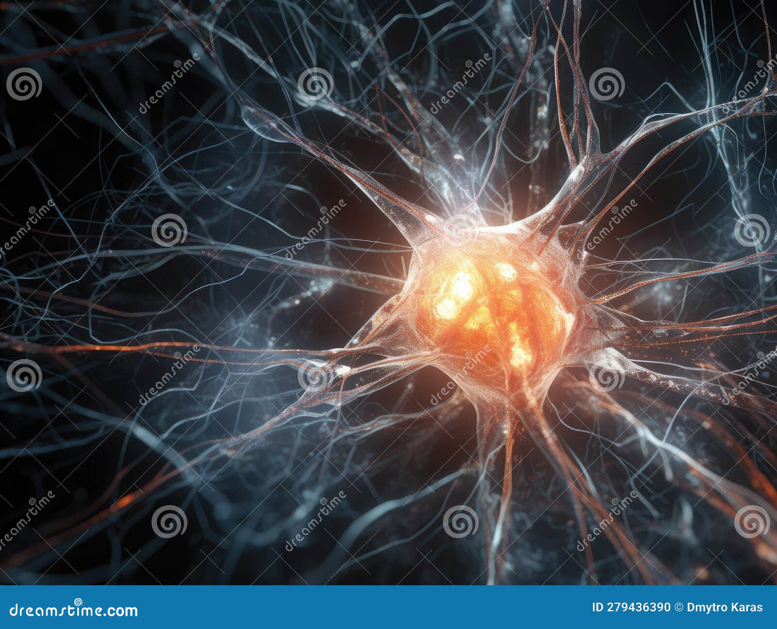 Firing Neurons, Electrochemical Signals Stock Photography ...