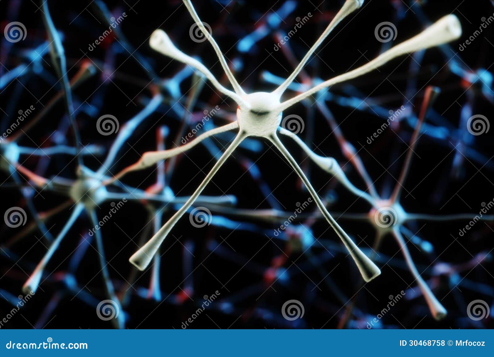 Neurons stock illustration. Illustration of graphic, backgrounds - 30468758