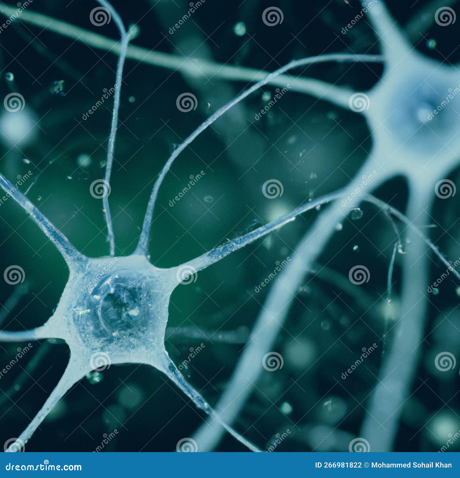 Neurons The Power Of The Mind. Inside The Brain. Concept Of Neurons And ...