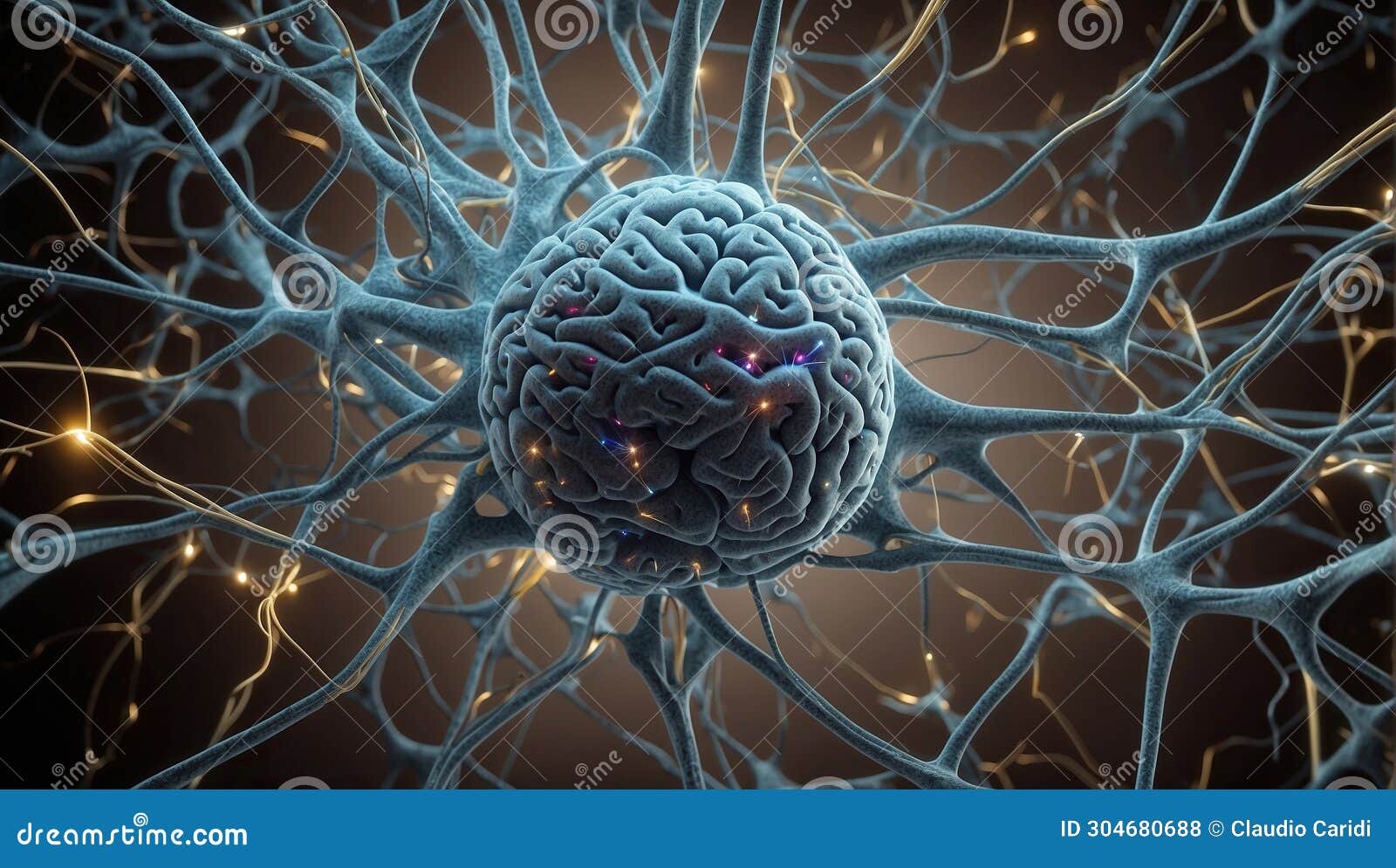 Neurons and Synapses Structure Depicting Brain Chemistry. Close-up ... Neurons and Synapses Structure Depicting Brain Chemistry. Close-up ...