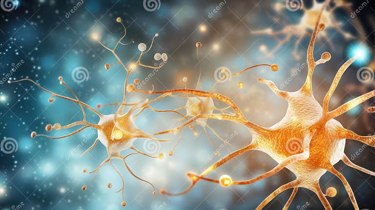 Neurons are Vital for Brain Function, Showcasing Complex Signal ...