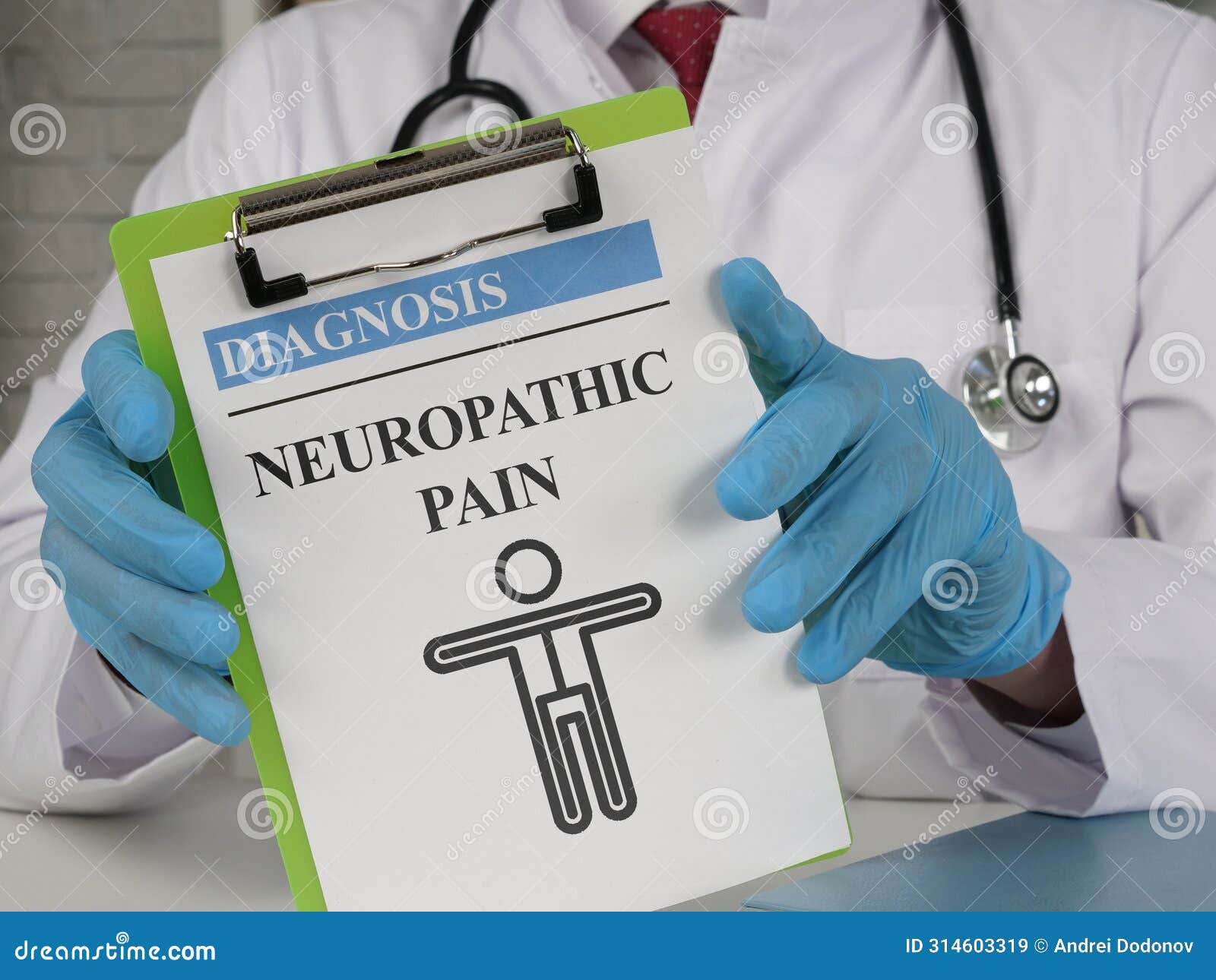 Neuropathic Pain is Shown Using the Text Stock Image - Image of ...