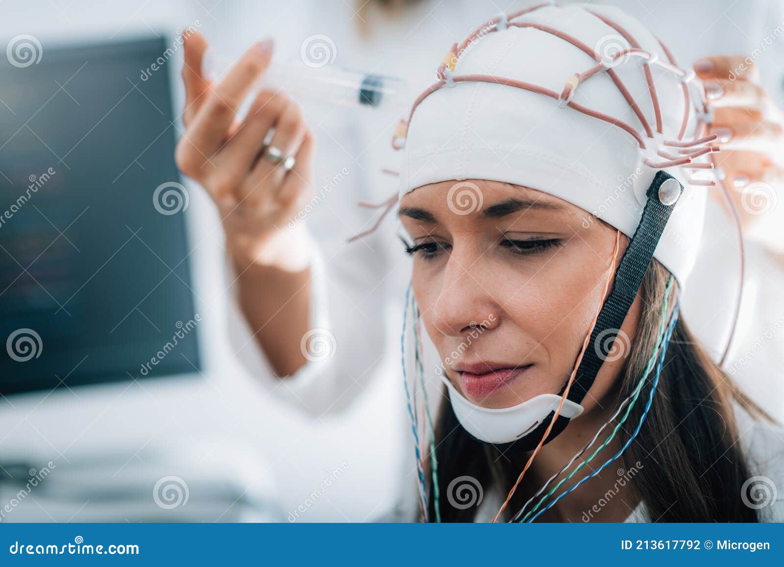 Neuroscience Lab, EEG Scanning Stock Photo - Image of science ...