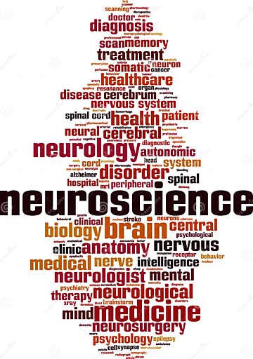 Neuroscience word cloud stock vector. Illustration of cloud - 207817874