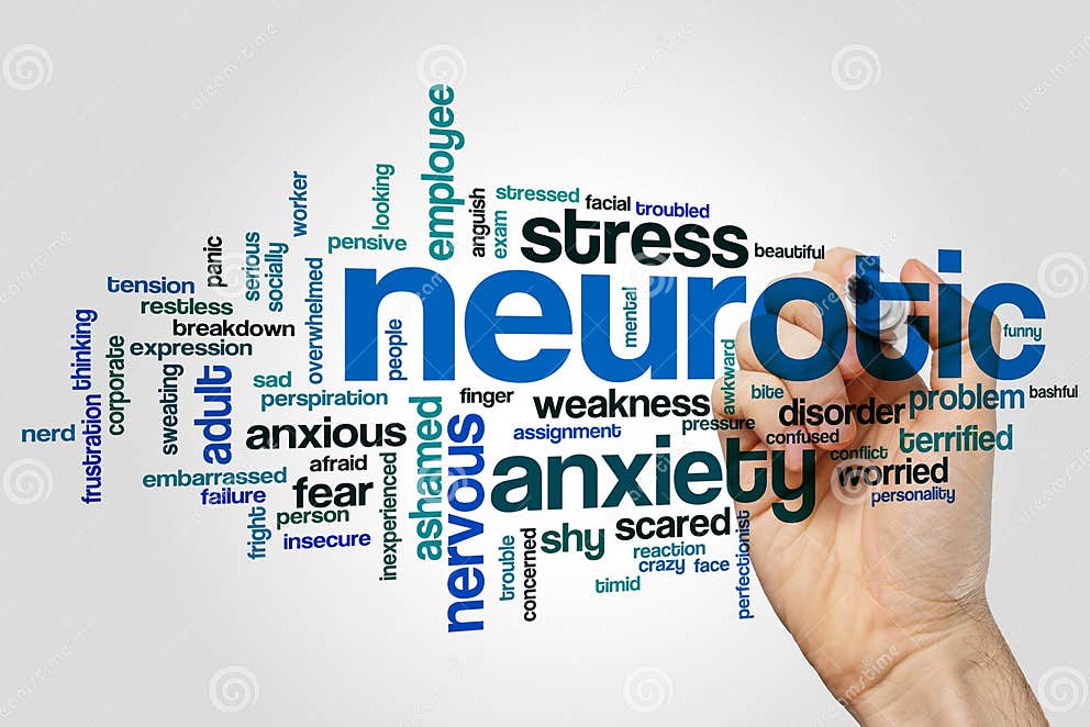 Neurotic word cloud stock image. Image of beautiful, fear - 88380251