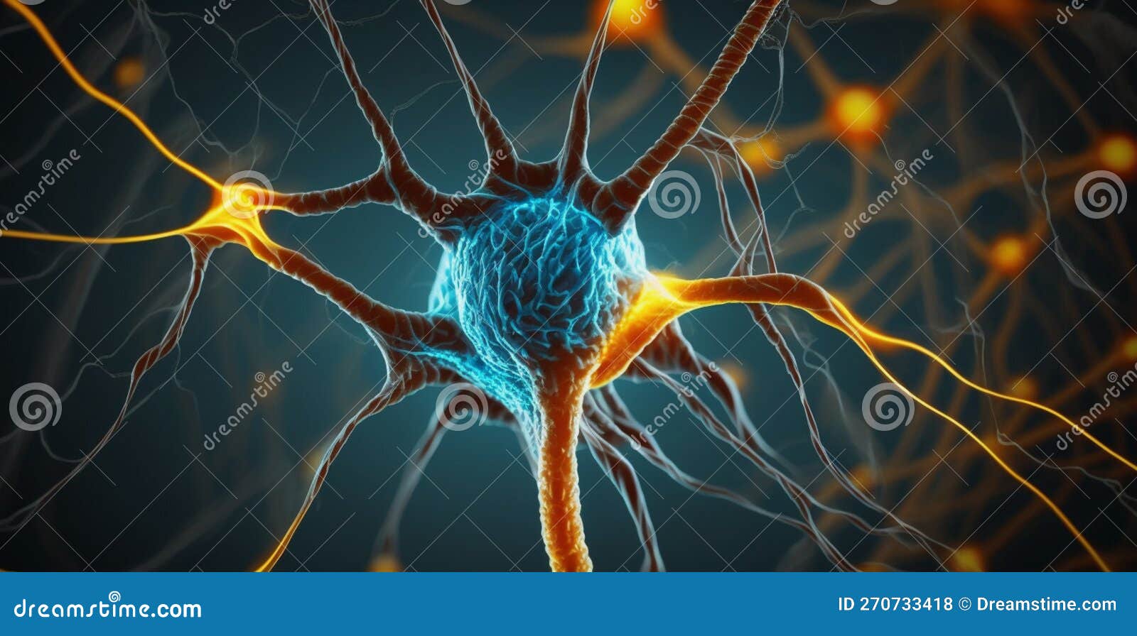 Synapse Between Two Neurons Neural Synapse Receptors Neuron Link Neural ...