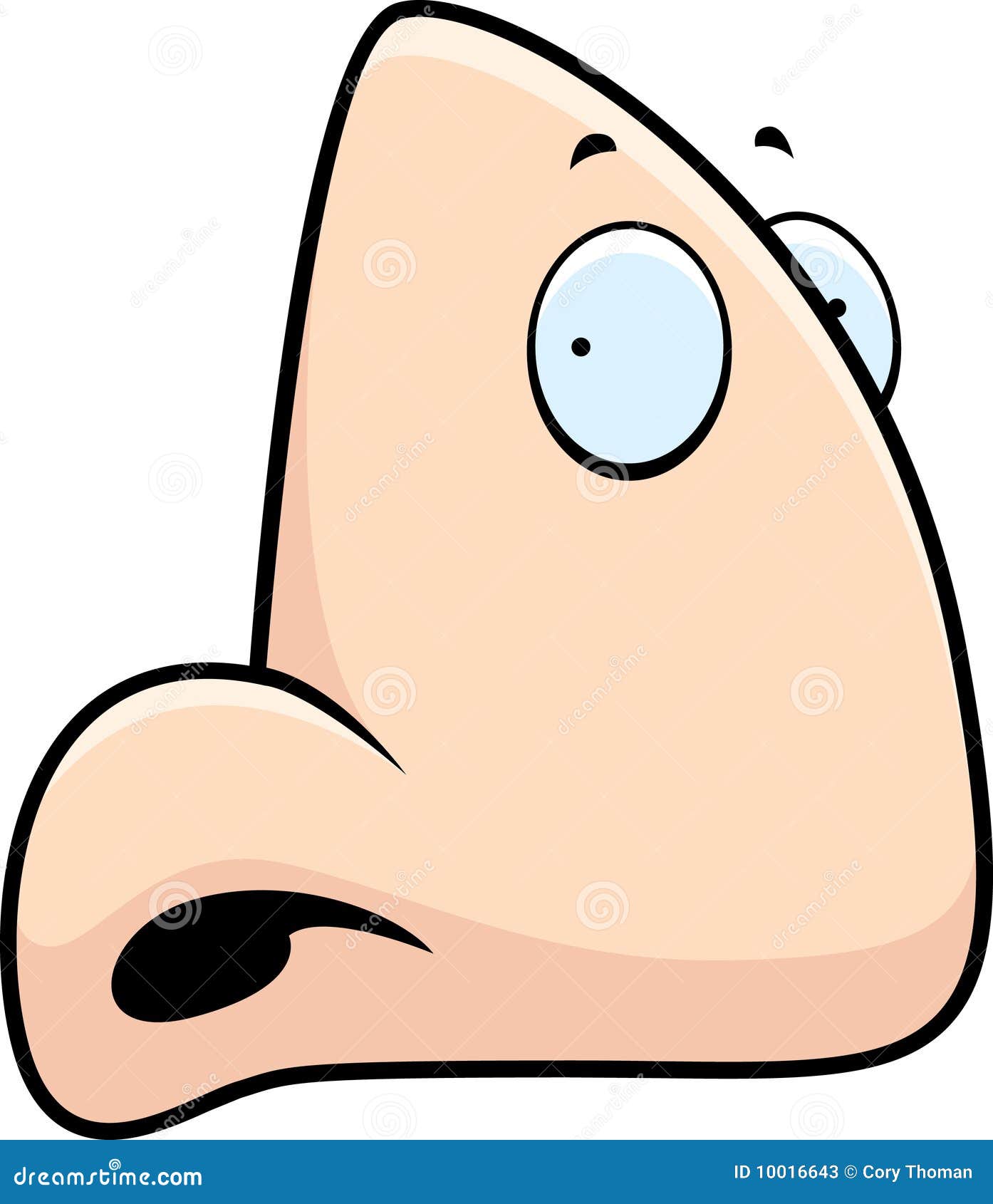 Neus vector illustratie. Illustration of adem, illustratie - 10016643