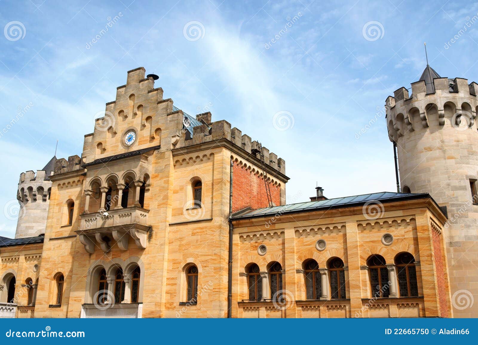 Neuschwanstein Castle in Bavaria, Germany Stock Photo - Image of ...