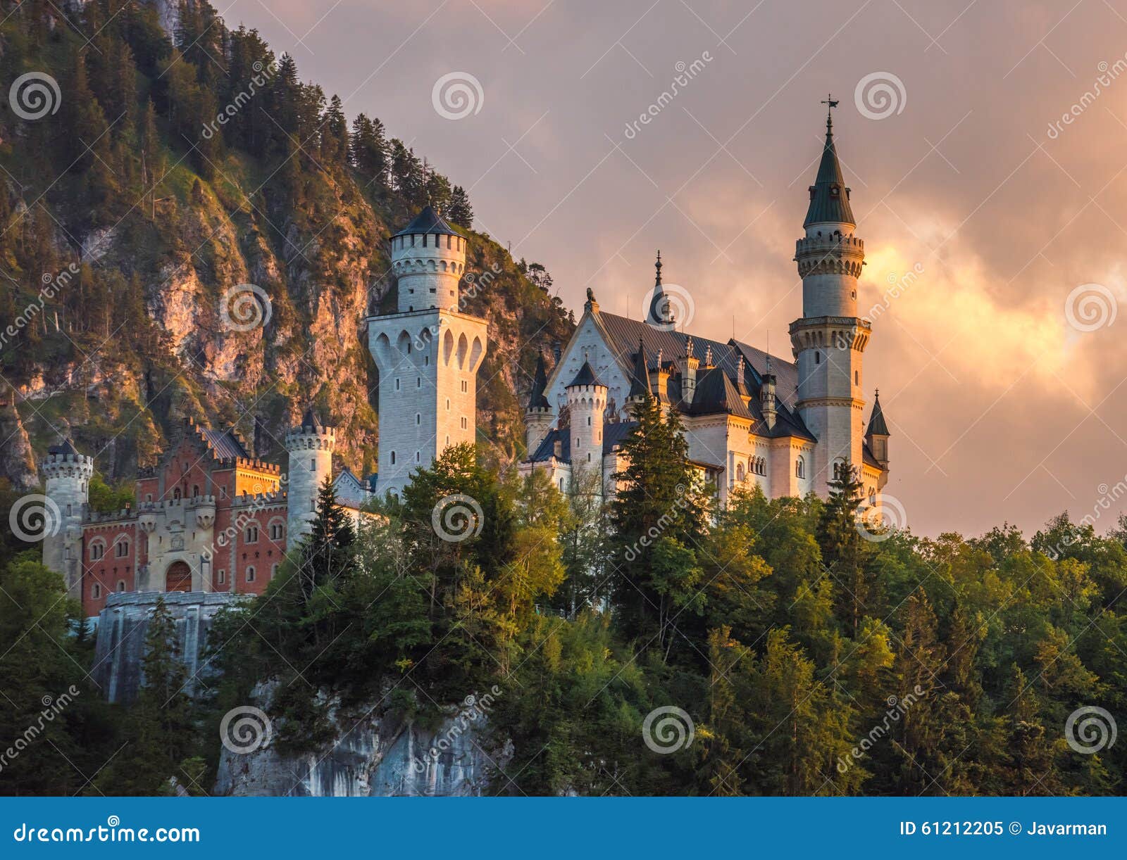 Neuschwanstein Castle, Bavaria, Germany Stock Image - Image of castle ...