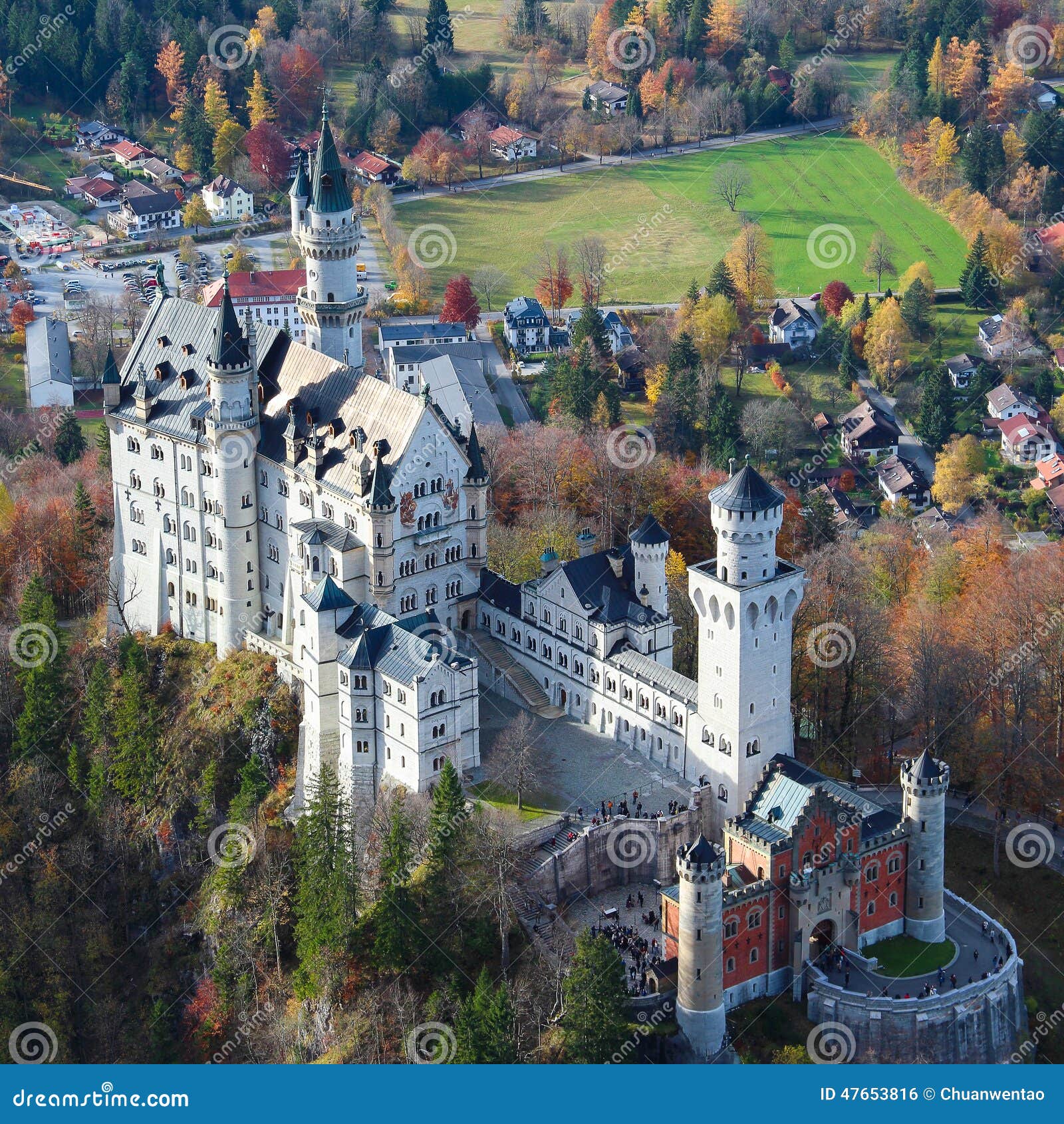 Neuschwanstein Castle in Germany Stock Photo - Image of castle ...