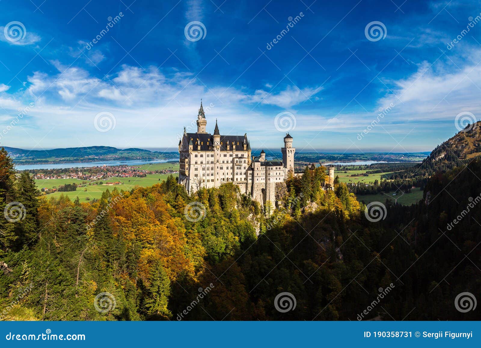 Neuschwanstein castle stock image. Image of bavaria - 190358731