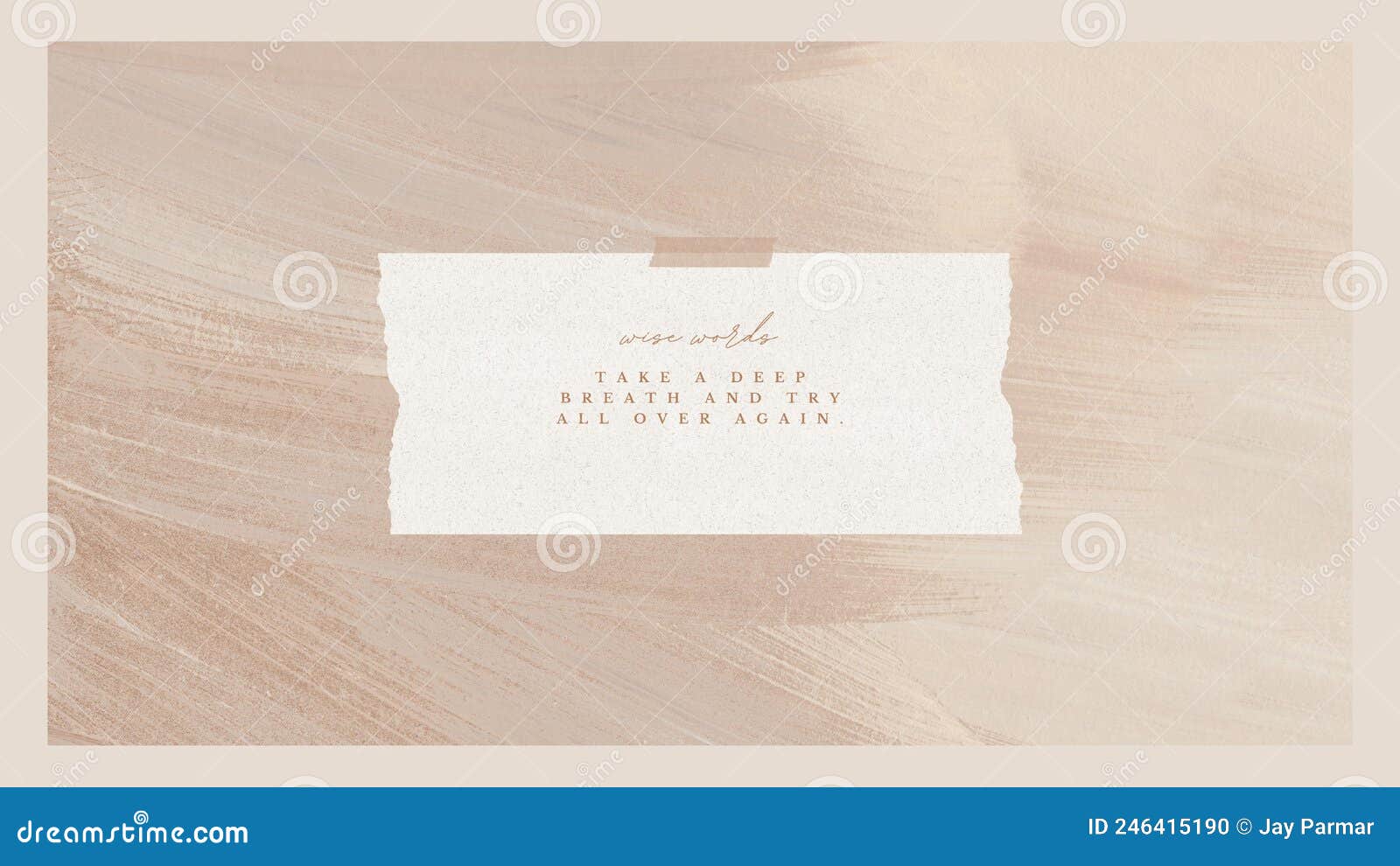 Neutral Abstract Motivational Desktop Wallpaper Stock Illustration ...