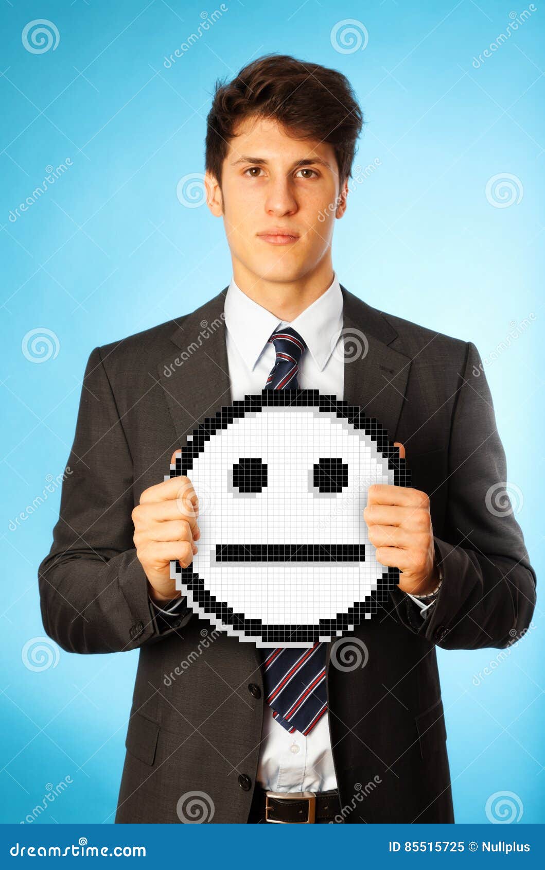 Neutral Businessman stock image. Image of expression - 85515725