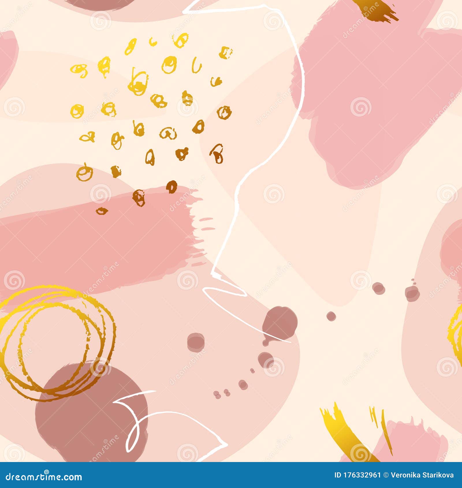 Neutral Colors Vector Seamless Patterns Stock Illustration ...