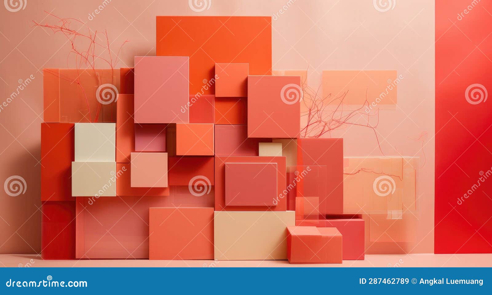 Neutral Colour Palette Red Colour Palettes Stock Illustration ...