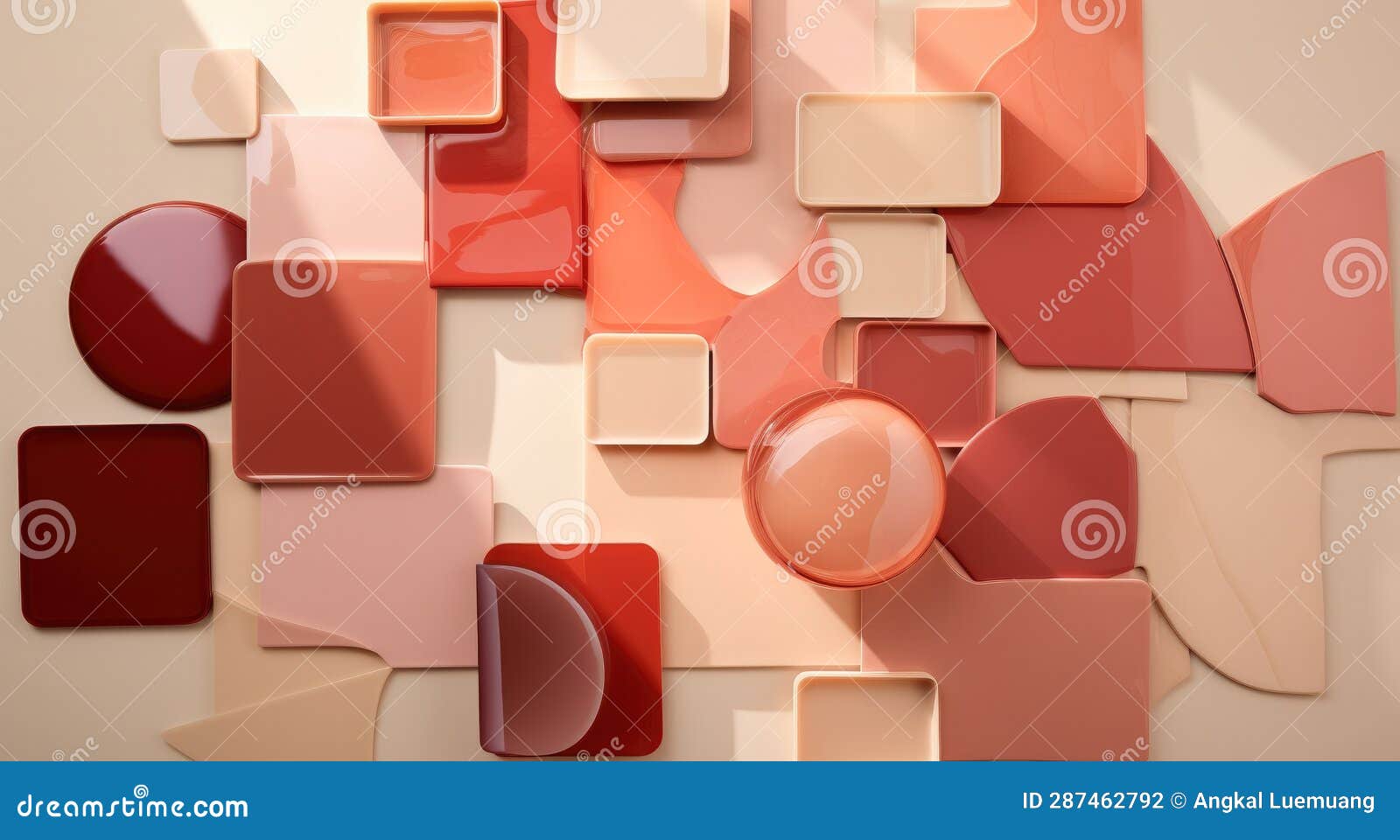 Neutral Colour Palette Red Colour Palettes Stock Illustration ...