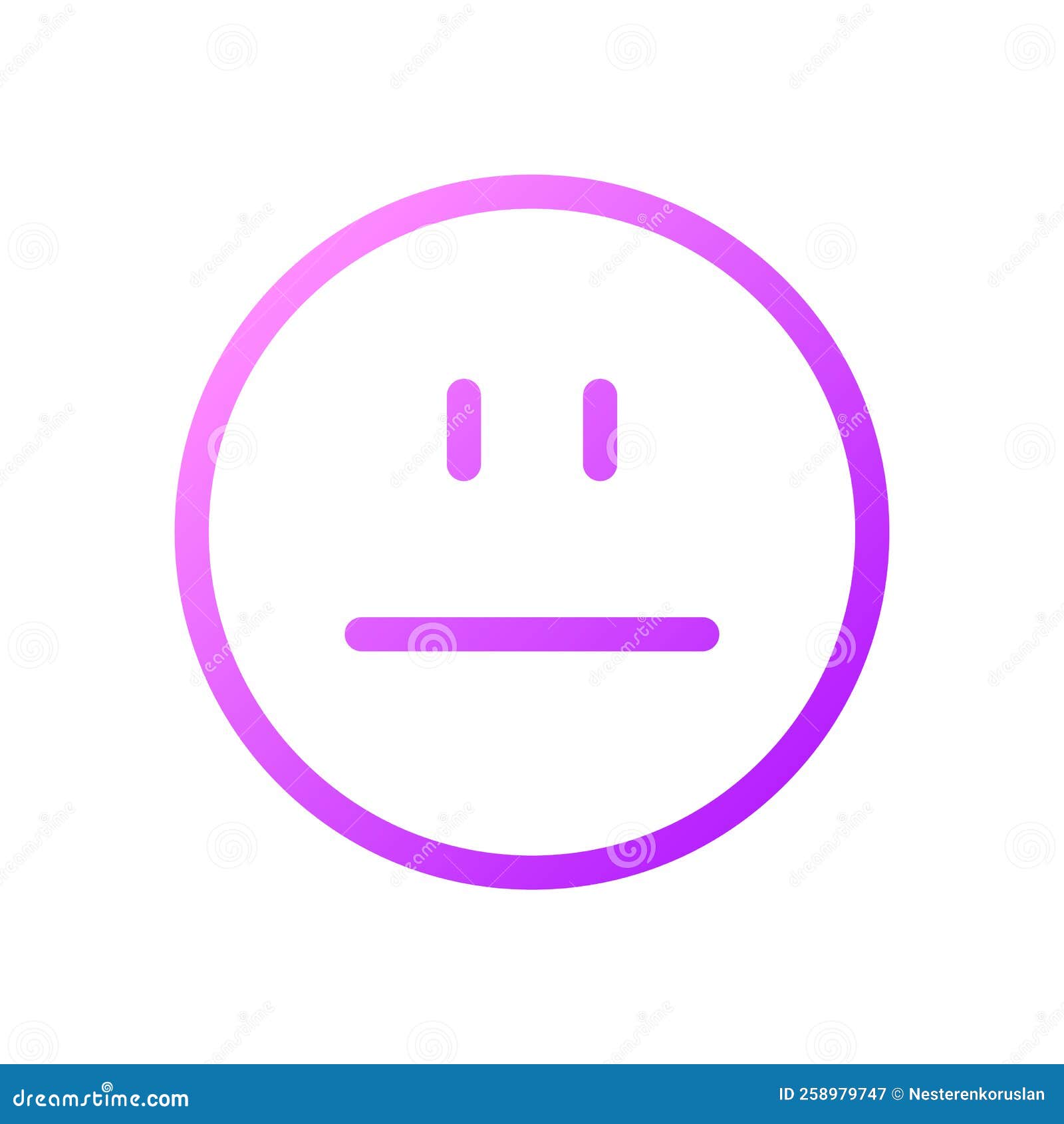 Neutral Emoji Pixel Perfect Gradient Linear Ui Icon Stock Vector ... Neutral Emoji Pixel Perfect Gradient Linear Ui Icon Stock Vector ...
