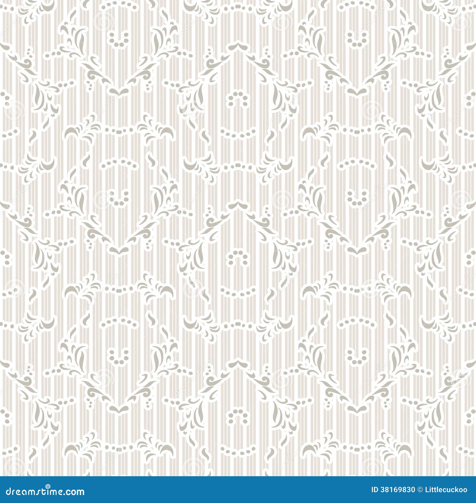 Neutral Floral Background. Swirl and Curve Stock Vector - Illustration ...