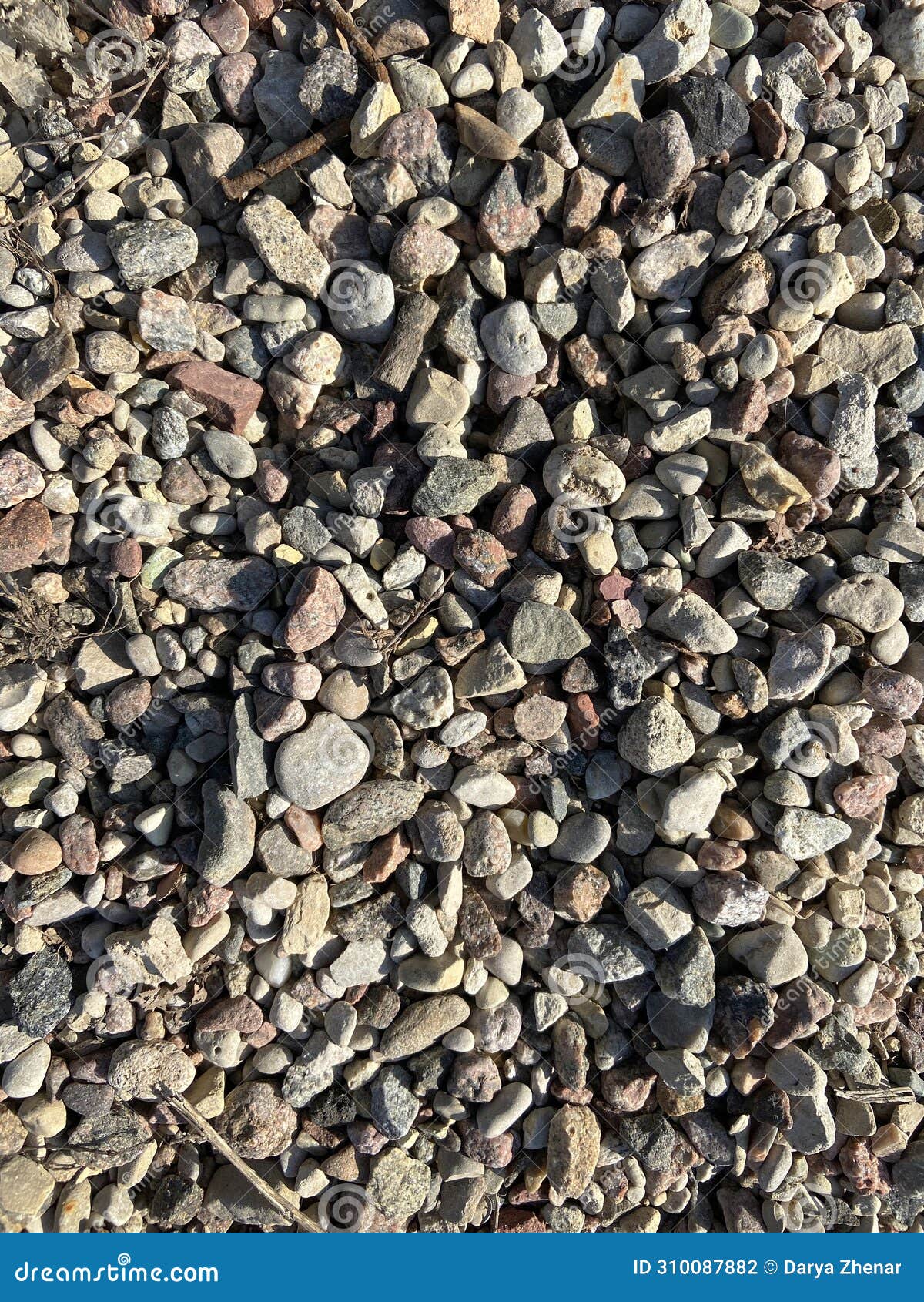 Neutral Grey Gravel on the Path Stock Photo - Image of rough, pavement ...