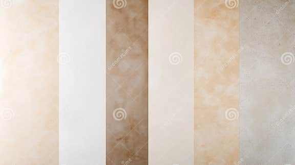 Neutral Plaster Wall Features Gradient of Natural Earth Tones in Four ...