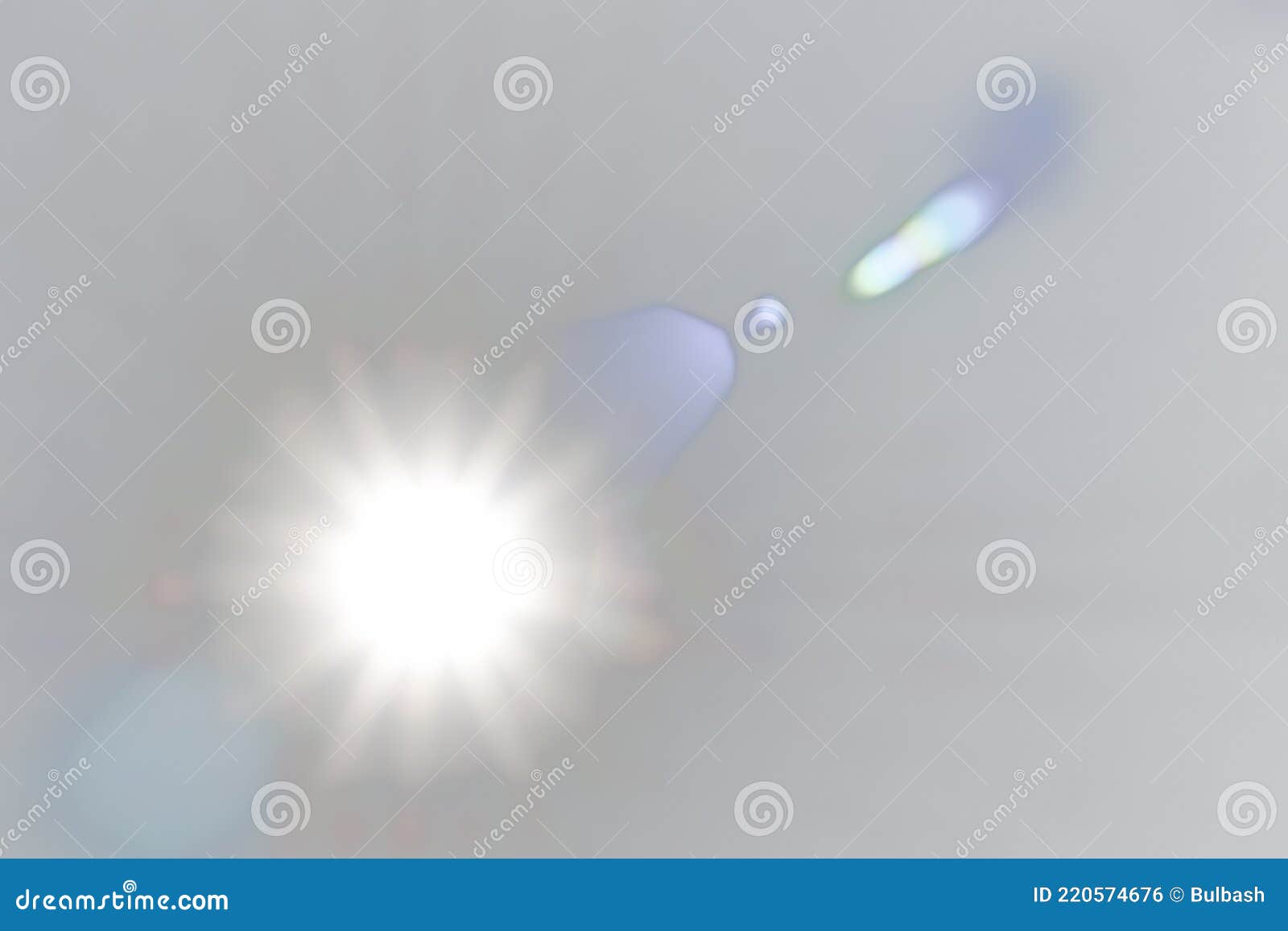 Neutral Sky with Highlights from the Sun Stock Photo - Image of hazy ...