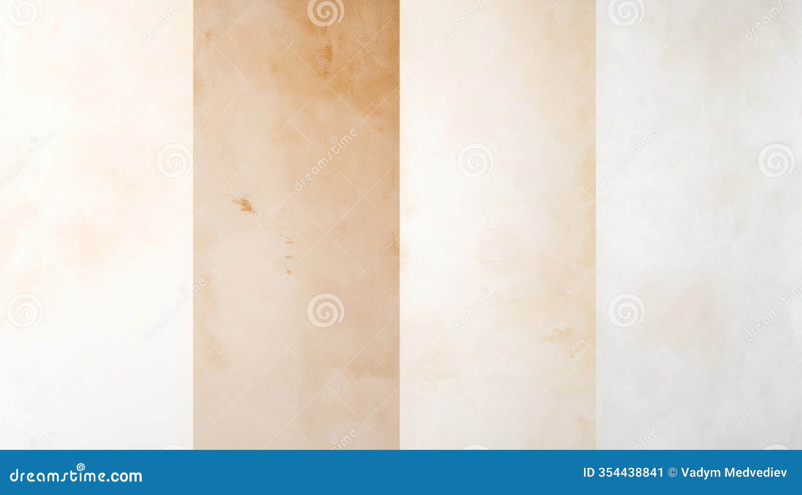 Neutral Textured Plaster Wall Shows Gradient of Earth Tones. Sections ...