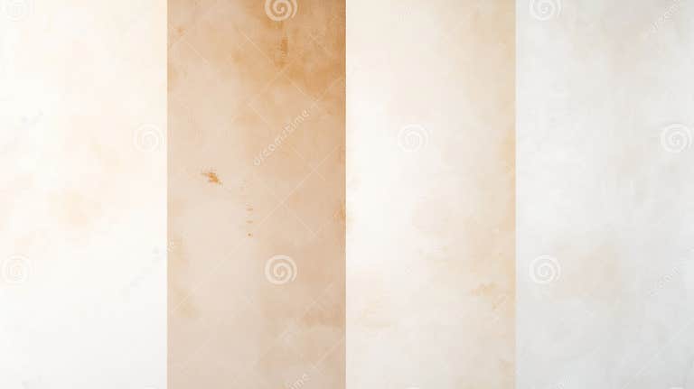 Neutral Textured Plaster Wall Shows Gradient of Earth Tones. Sections ...