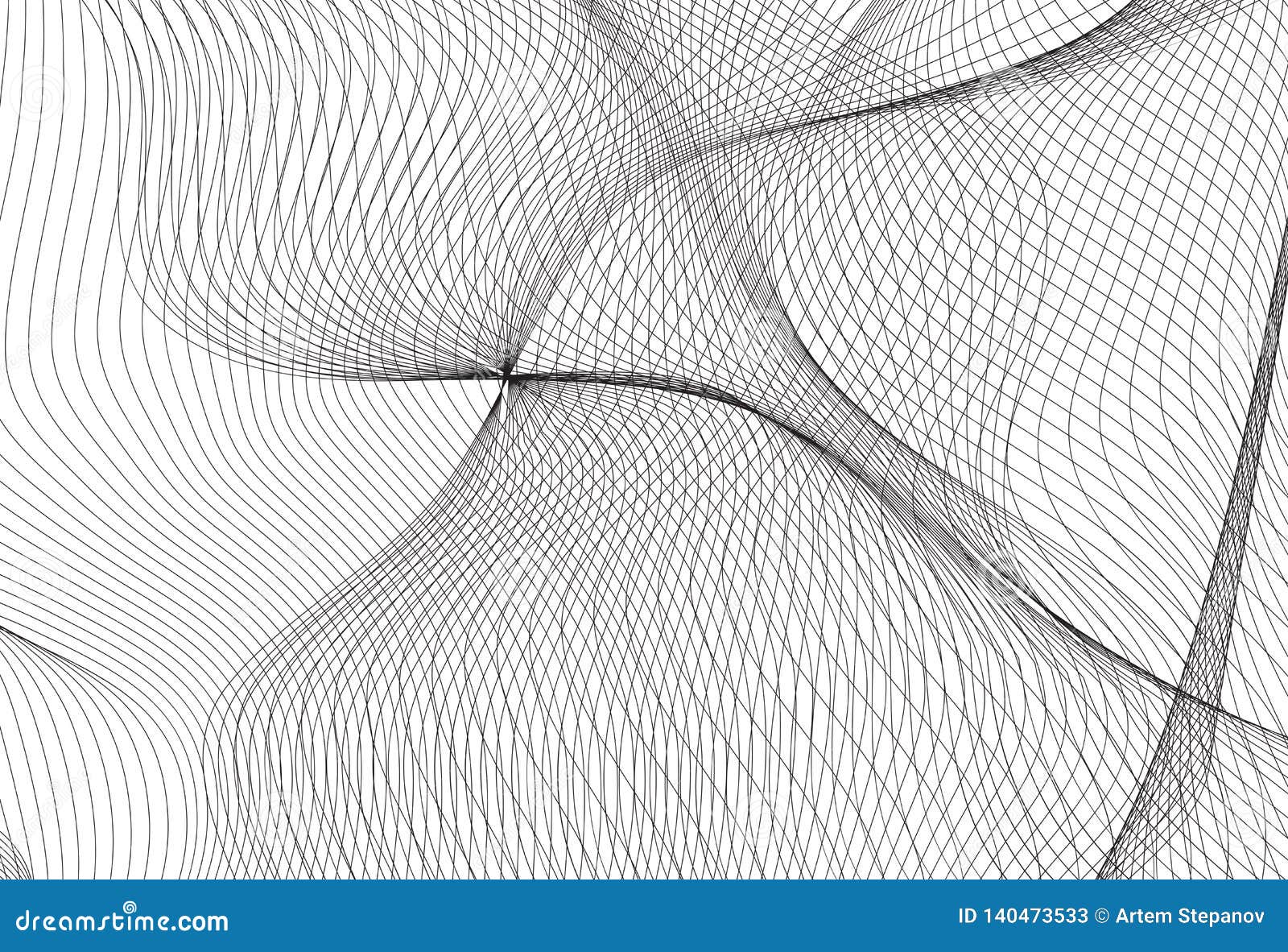 Neutral Thin Line Wave Texture or Pattern with Stripes Stock Vector ...