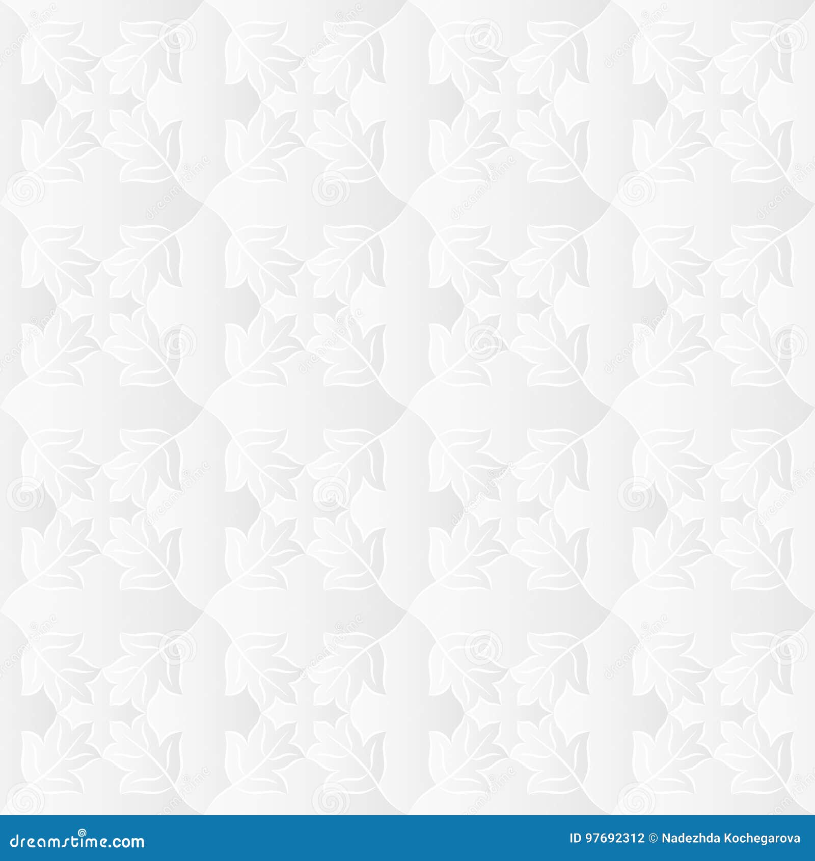 Neutral White Leafy Texture Stock Vector - Illustration of effect ...