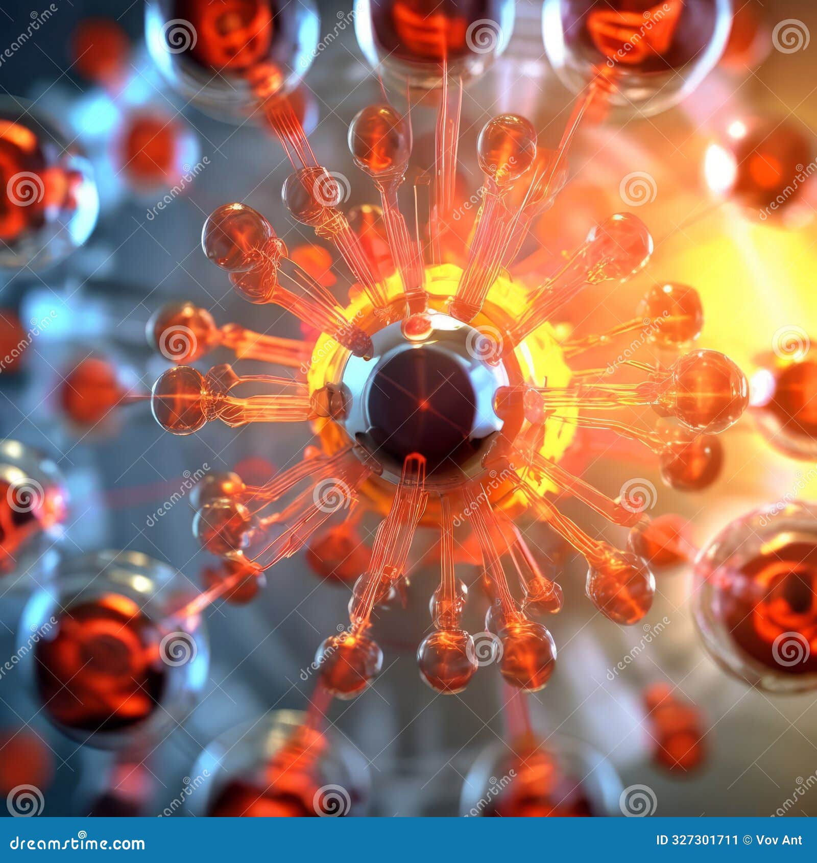 Neutron Diffraction a Technique Similar To X Ray Diffr Stock Image ...