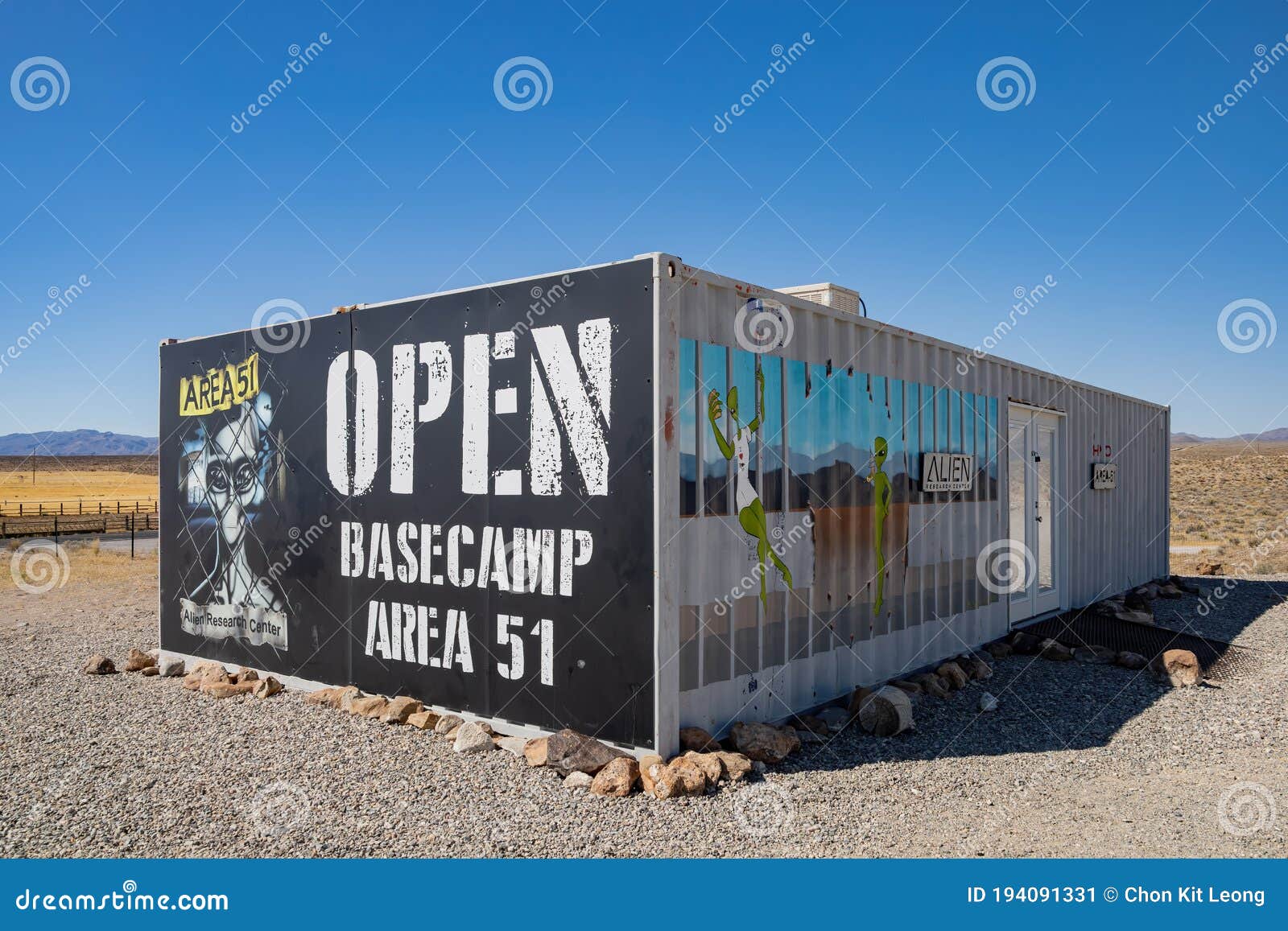 Exterior View of the Alien Research Center Editorial Photo - Image of ...