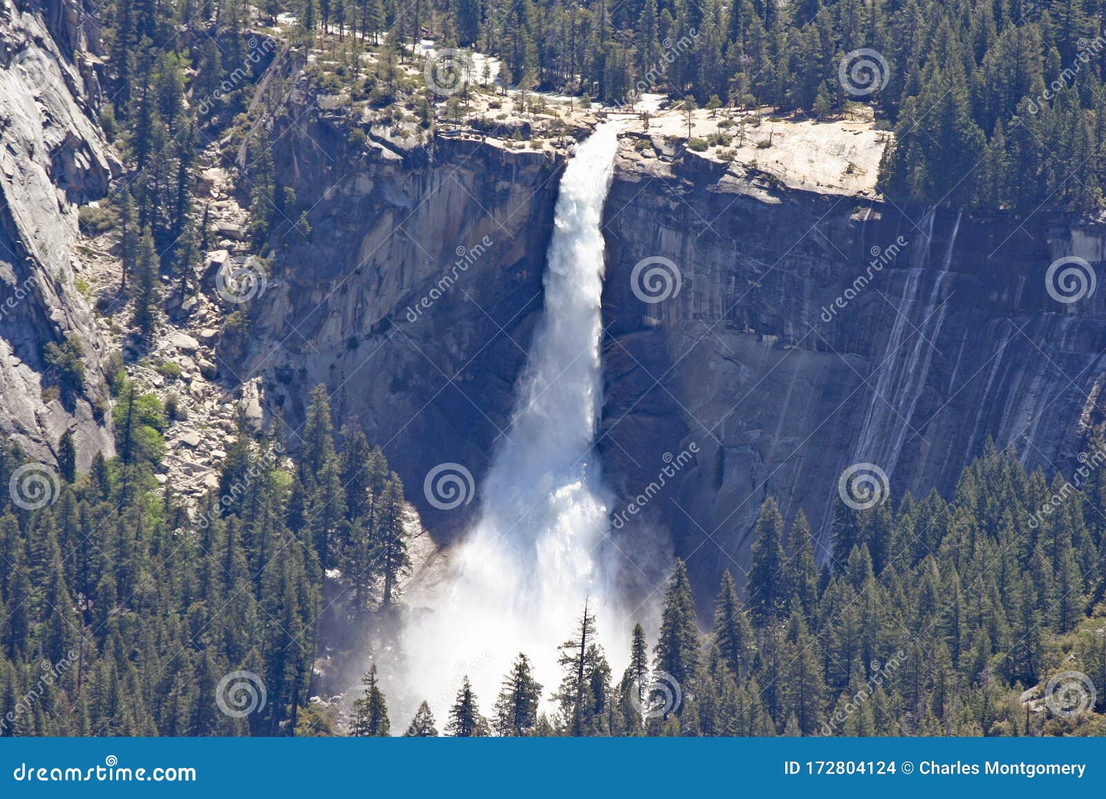 Nevada Fall (CA 00009 stock photo. Image of states, nevada - 172804124