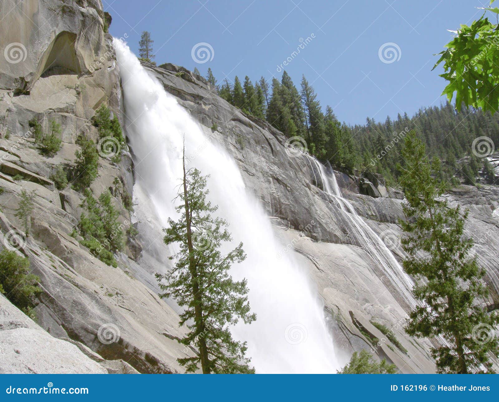 Nevada Falls in Yosemite 3 stock photo. Image of beautiful - 162196