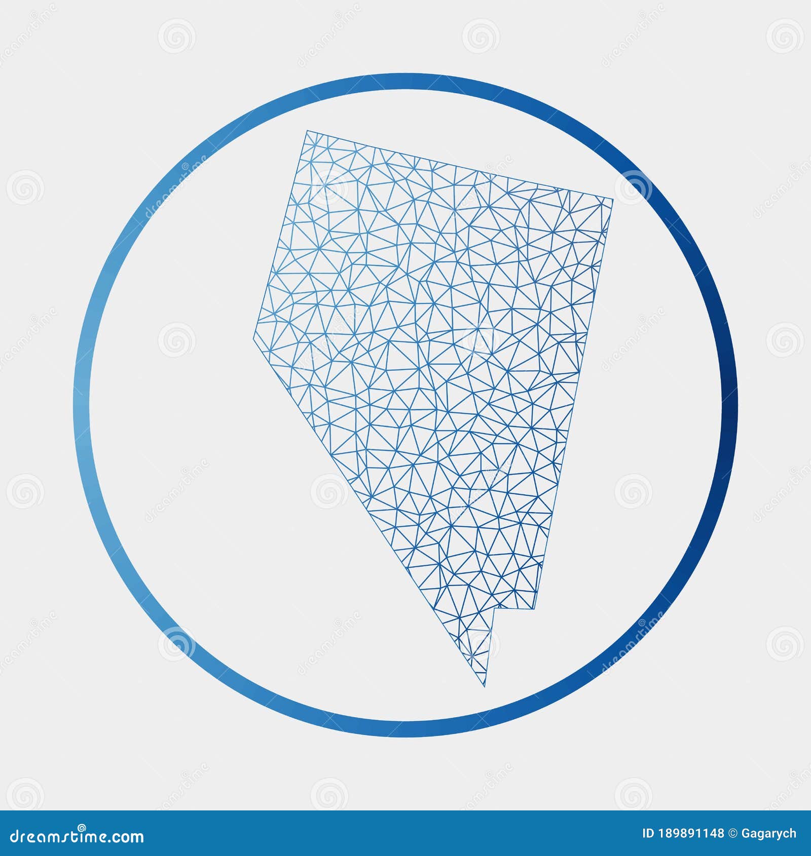 Nevada icon. stock vector. Illustration of abstract - 189891148