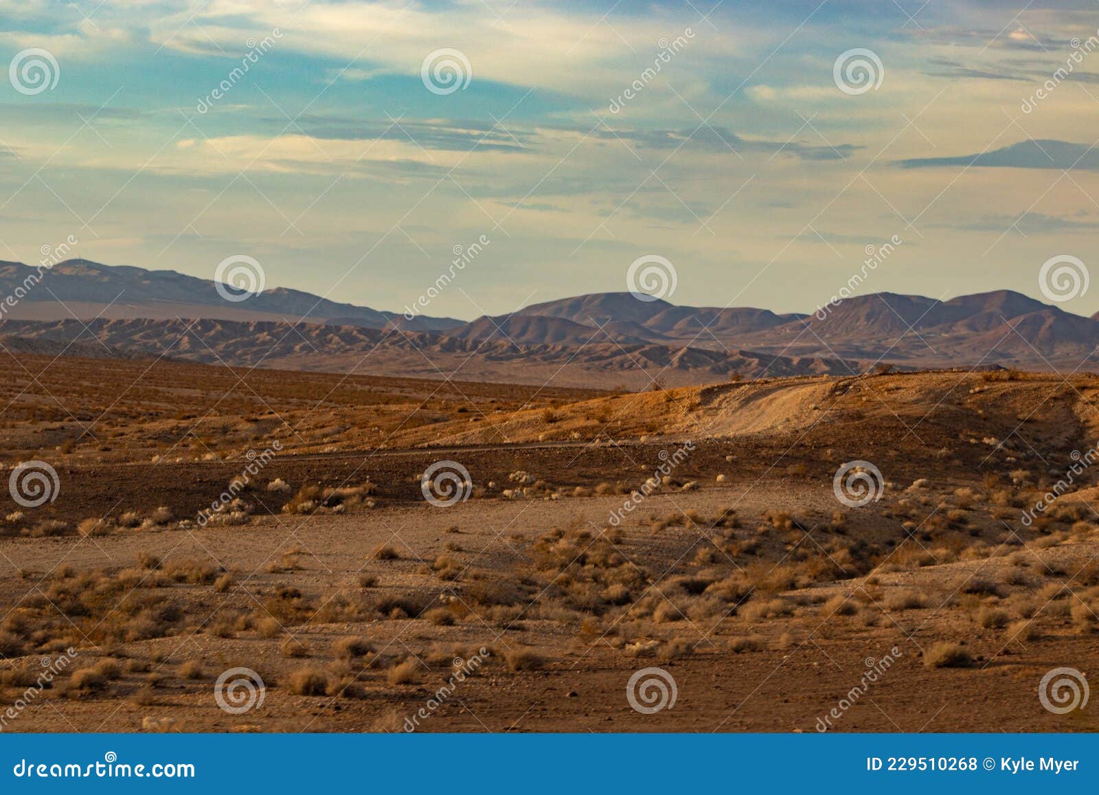 Nevada Landscape with Mountain Range Stock Photo - Image of mountains ...