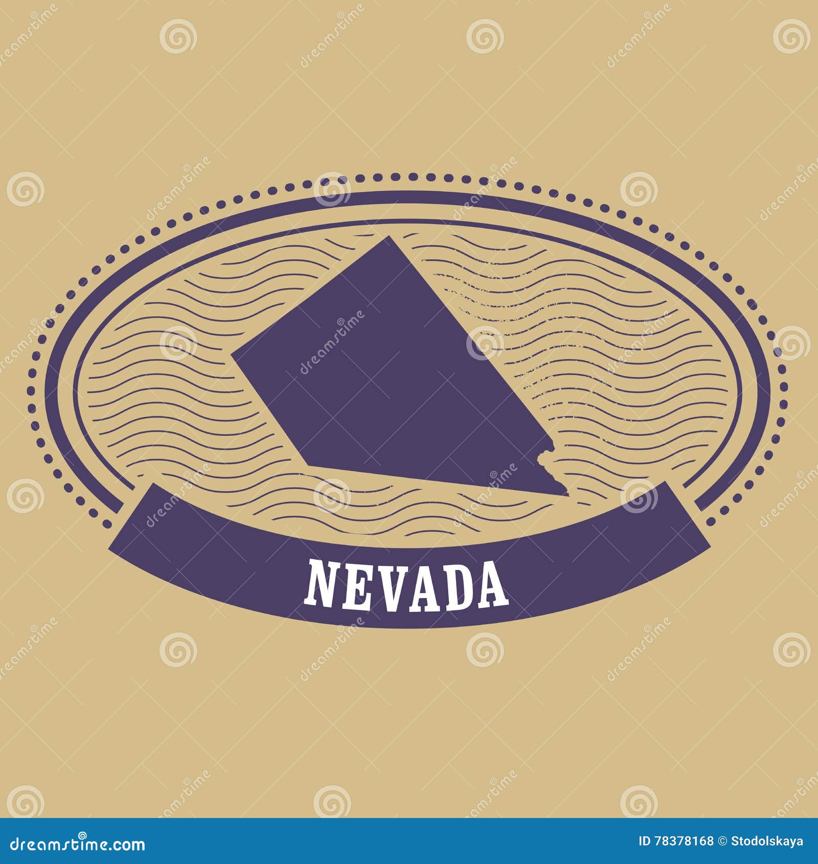 Nevada Map Silhouette. Royalty-Free Stock Image | CartoonDealer.com ...