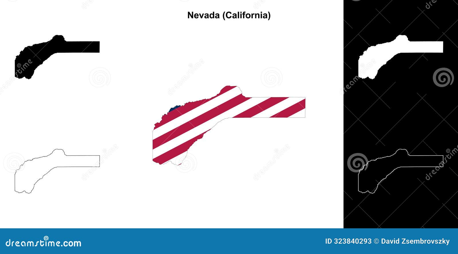 Nevada Outline Map State Shape Cartoon Vector | CartoonDealer.com ...